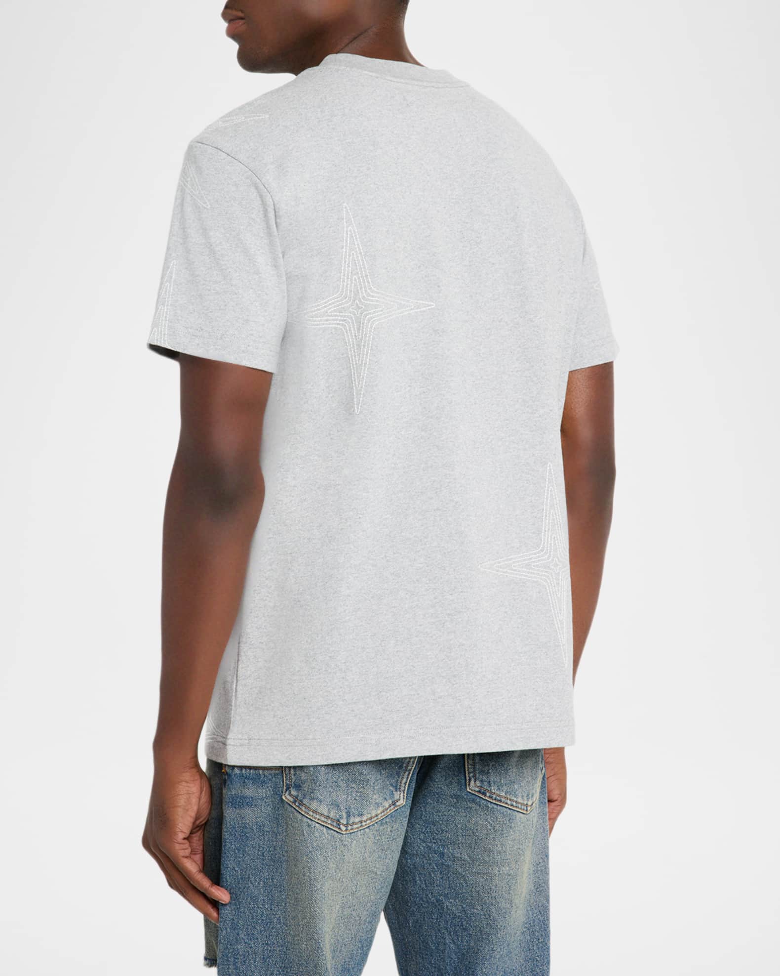 PURPLE Men's Star Overlay Graphic Logo T-Shirt | Neiman Marcus