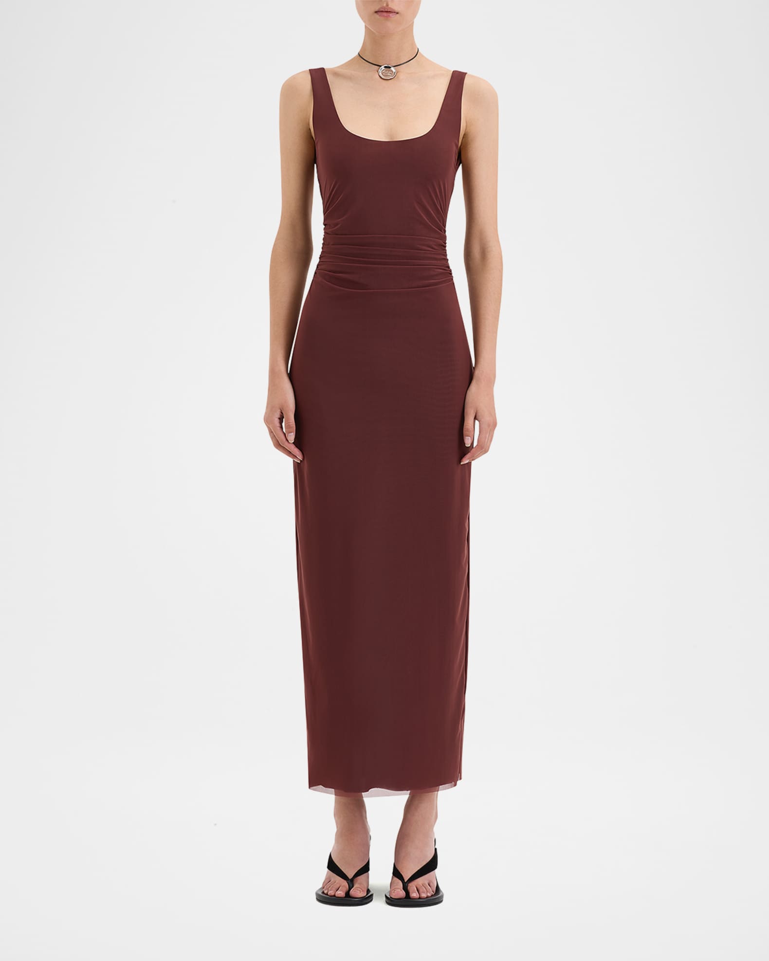 SIR Jacques Twist Midi Dress | Neiman Marcus