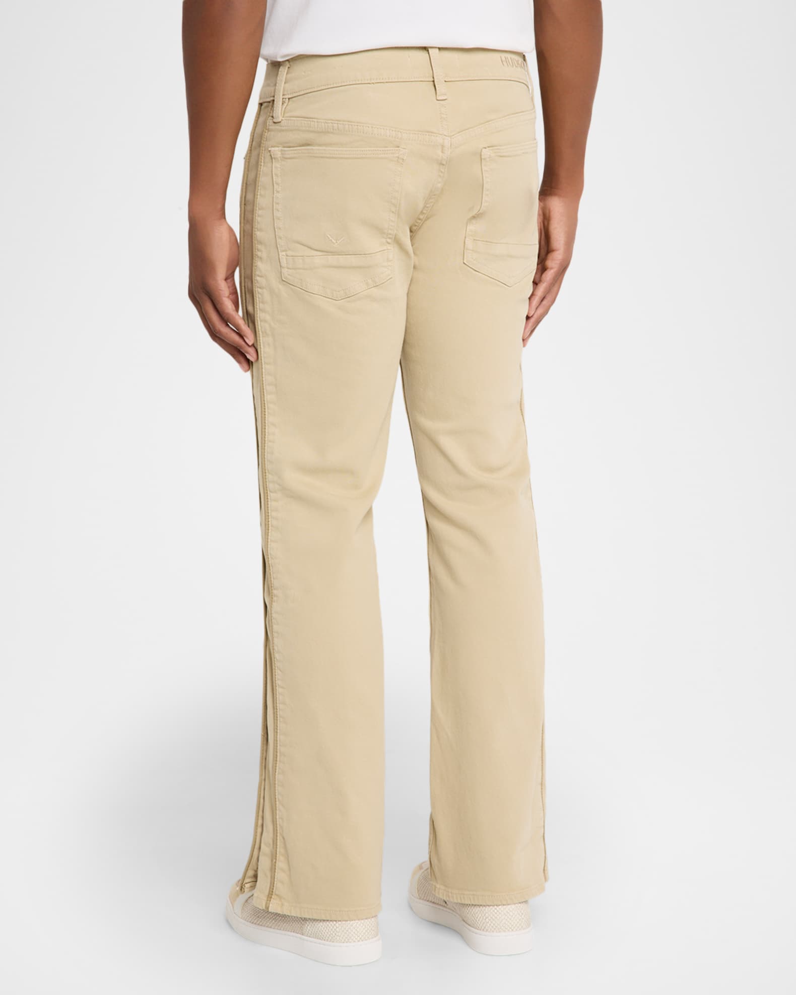 Hudson Men's Walker Track Flare Bootcut Jeans | Neiman Marcus