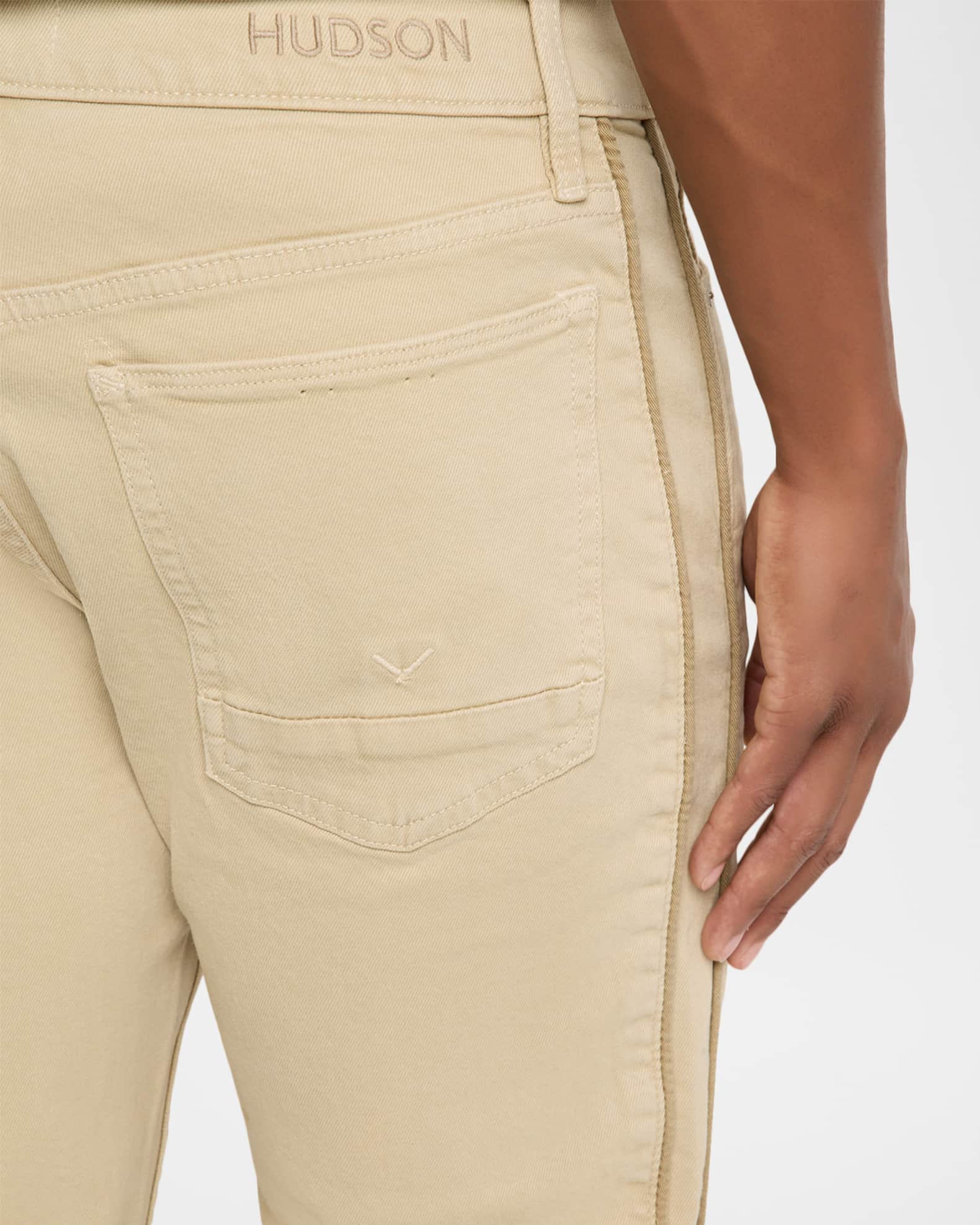 Hudson Men's Walker Track Flare Bootcut Jeans | Neiman Marcus