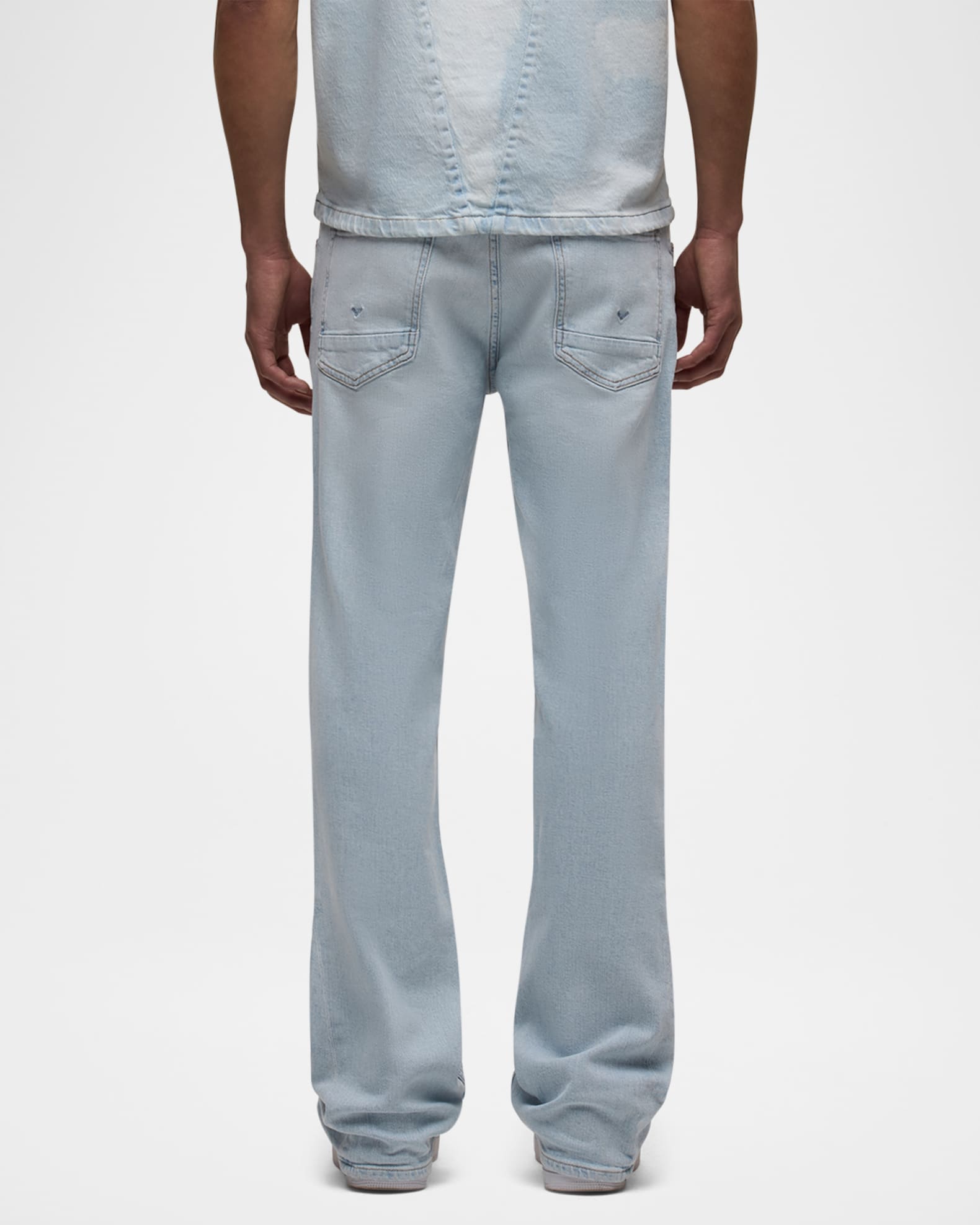 Hudson Men's Walker Kick Flare Denim Jeans | Neiman Marcus