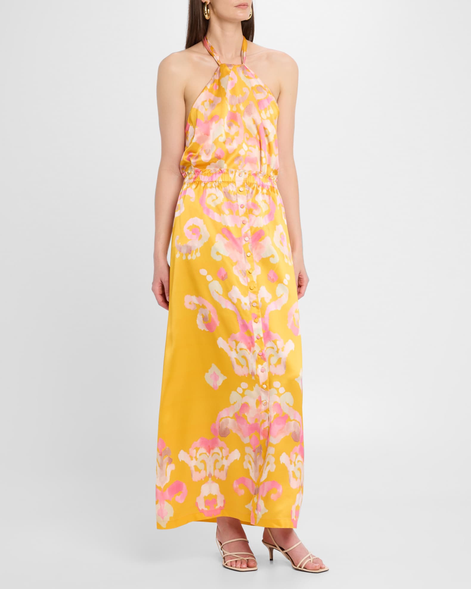 Figue Florentine Silk Halter Top | Neiman Marcus