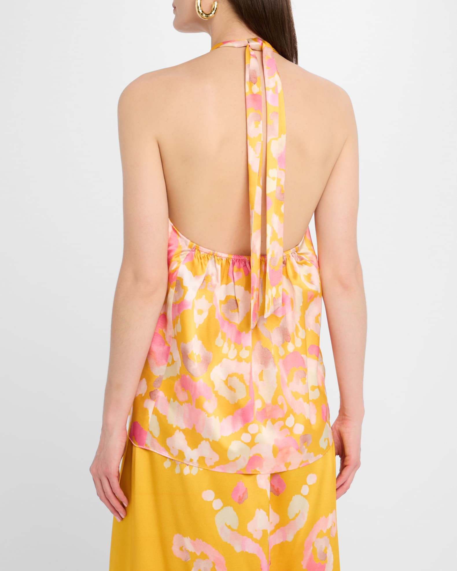 Figue Florentine Silk Halter Top | Neiman Marcus