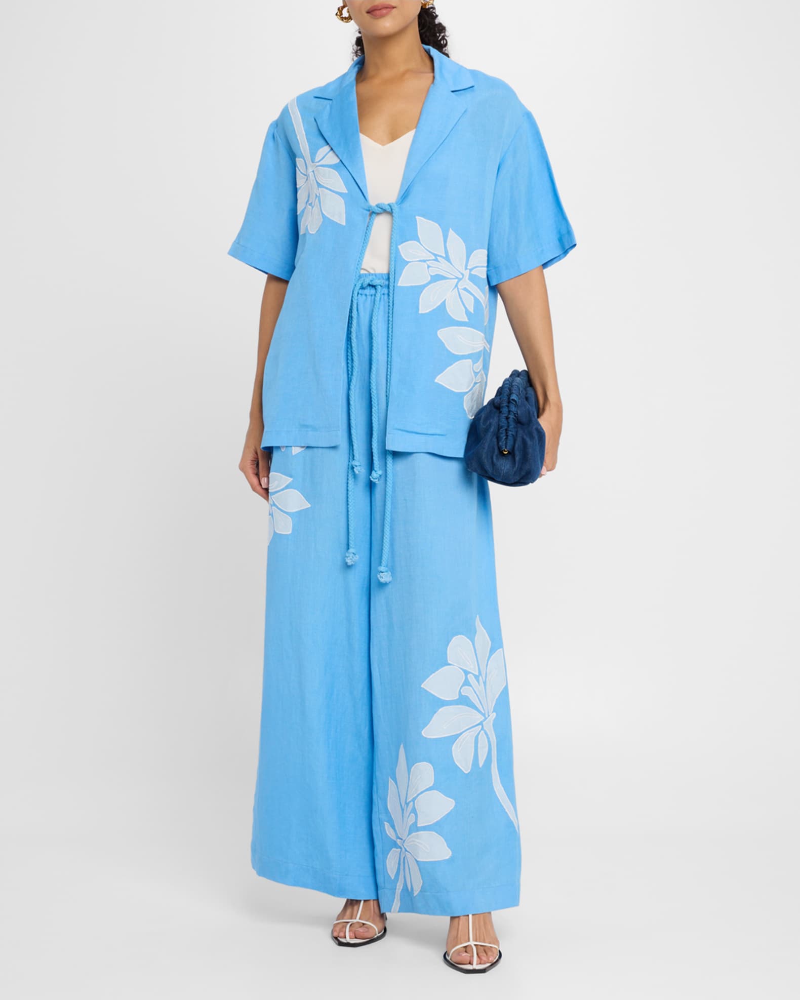 Significant Other Tammy Tie-Front Shirt | Neiman Marcus