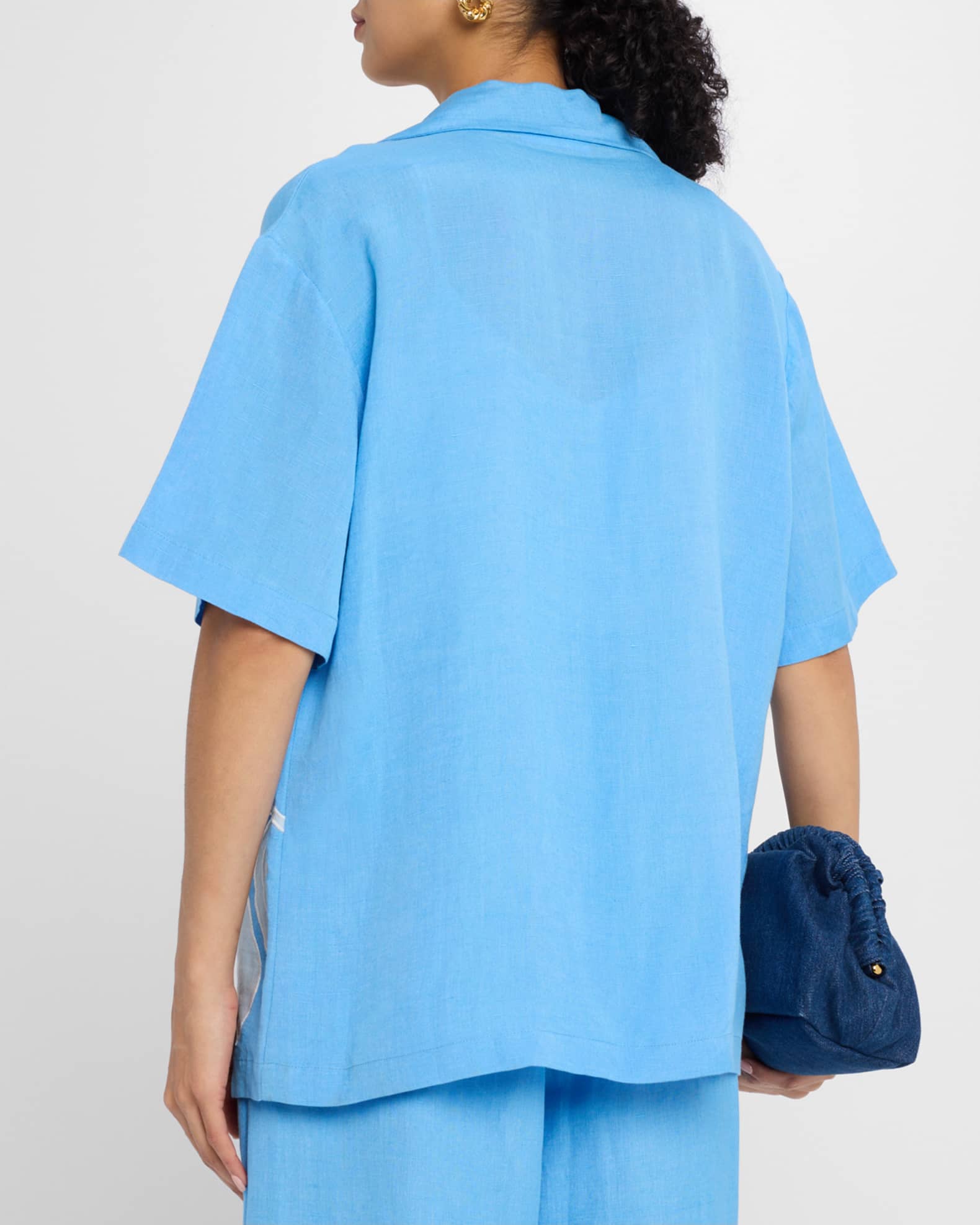 Significant Other Tammy Tie-Front Shirt | Neiman Marcus