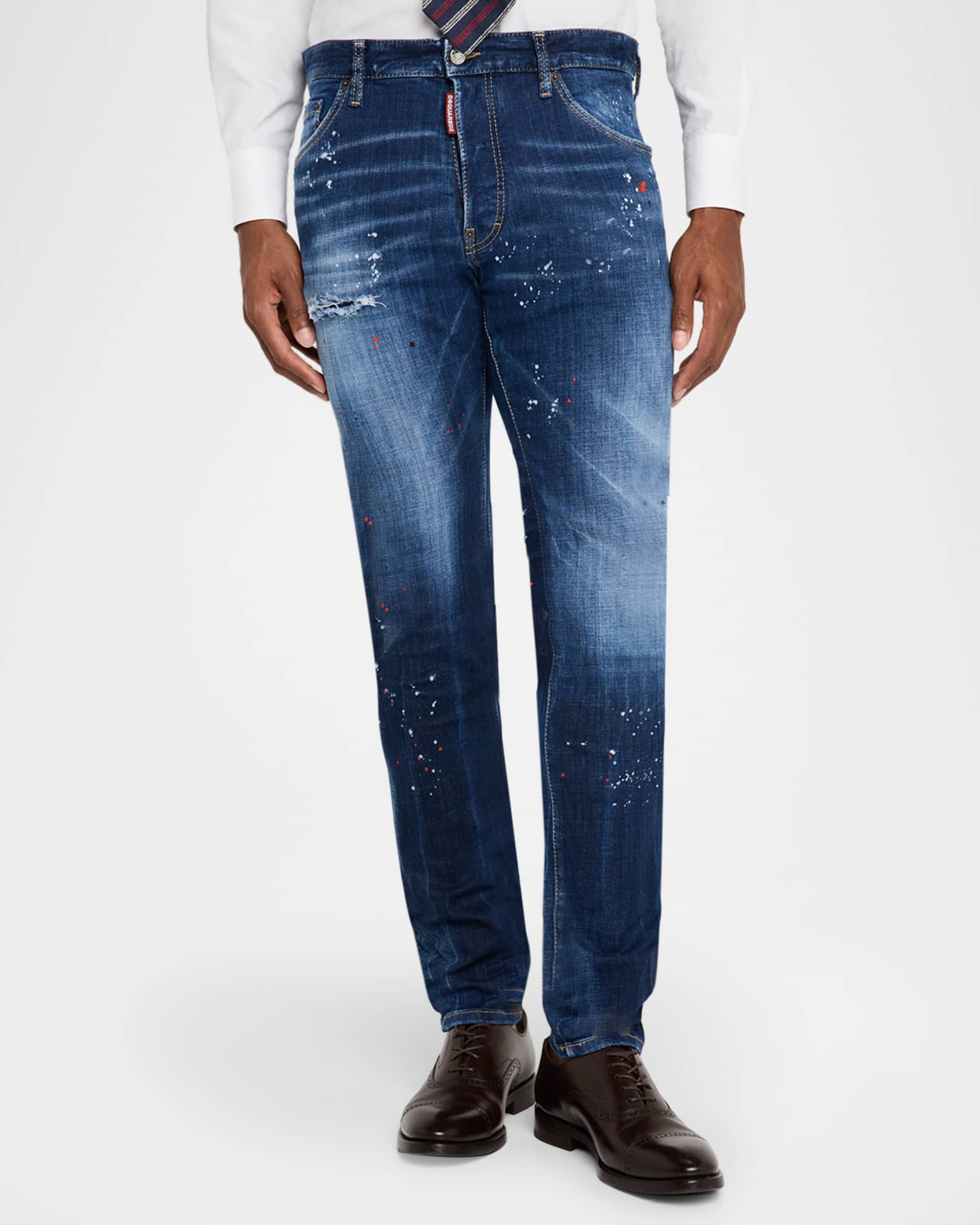 Dsquared2 Men's Cool Guy Distressed Jeans | Neiman Marcus
