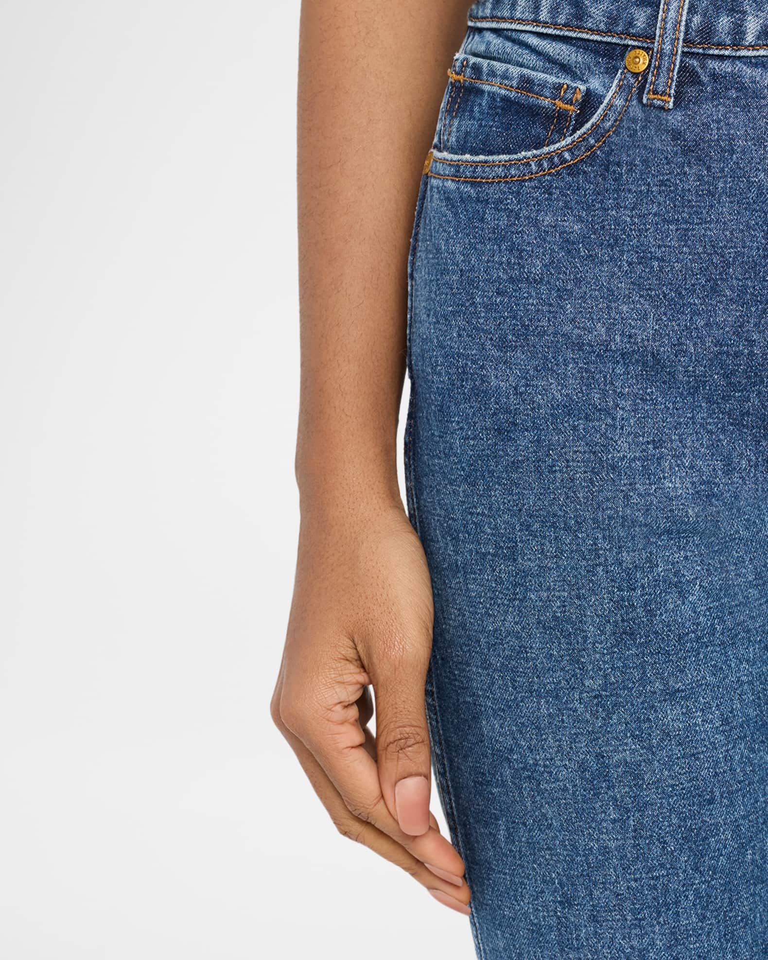 Khaite Abigail Slim-Leg Ankle Jeans | Neiman Marcus