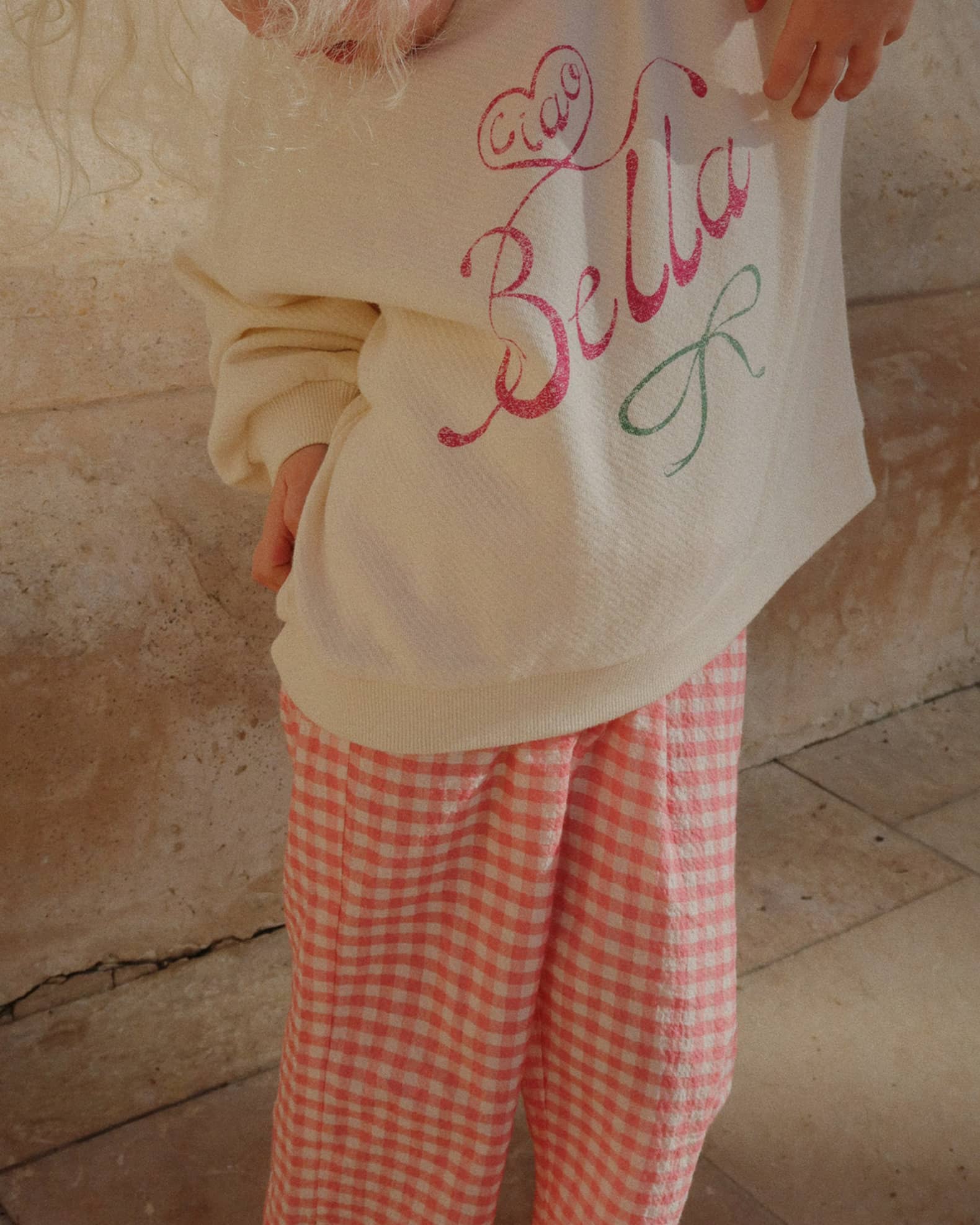 Konges Slojd Rosie H-W x Girl's Bella Cotton Check Pants, Size 12M-6 ...