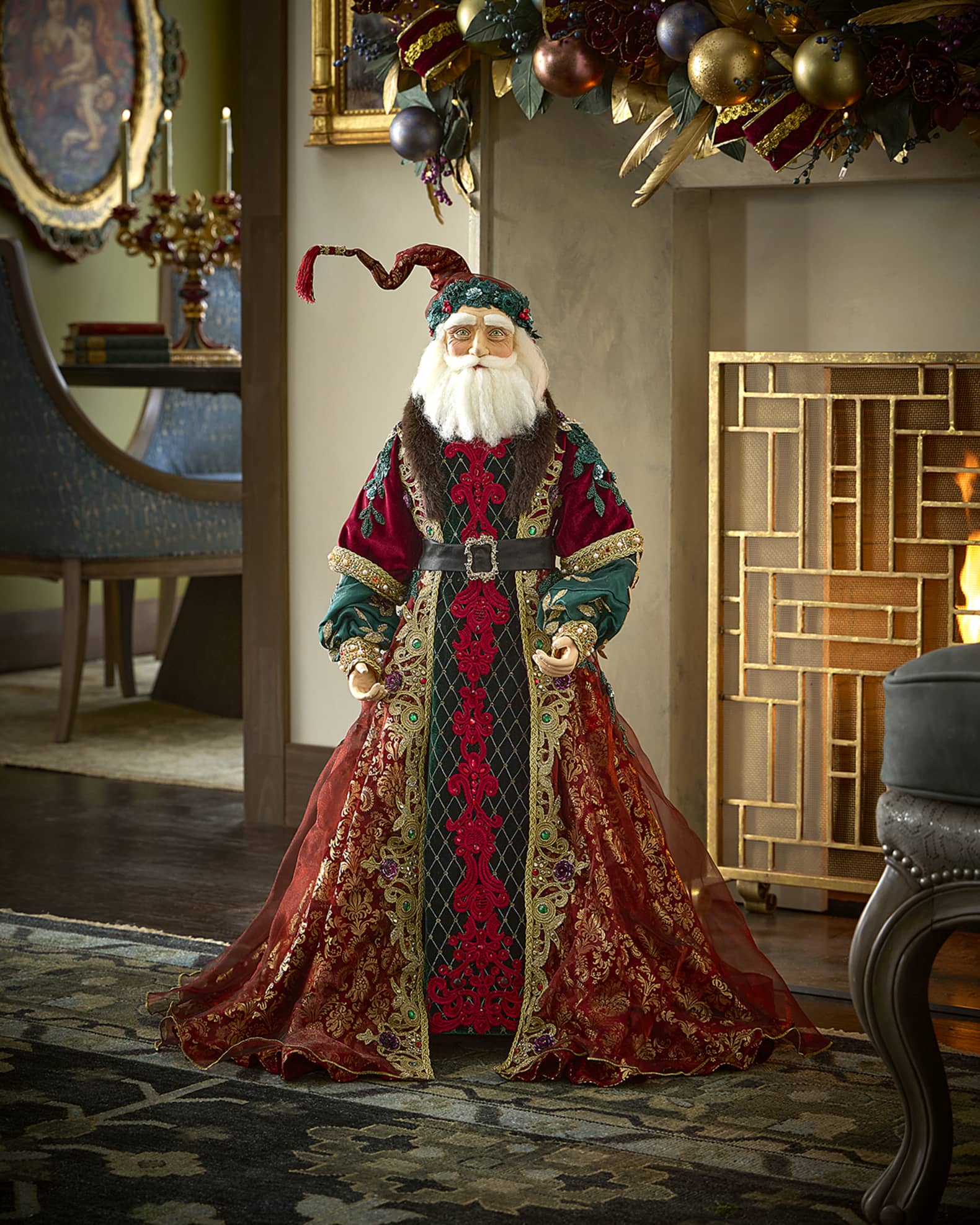 Katherine's Collection Father Nicolas Balsam Doll | Neiman Marcus