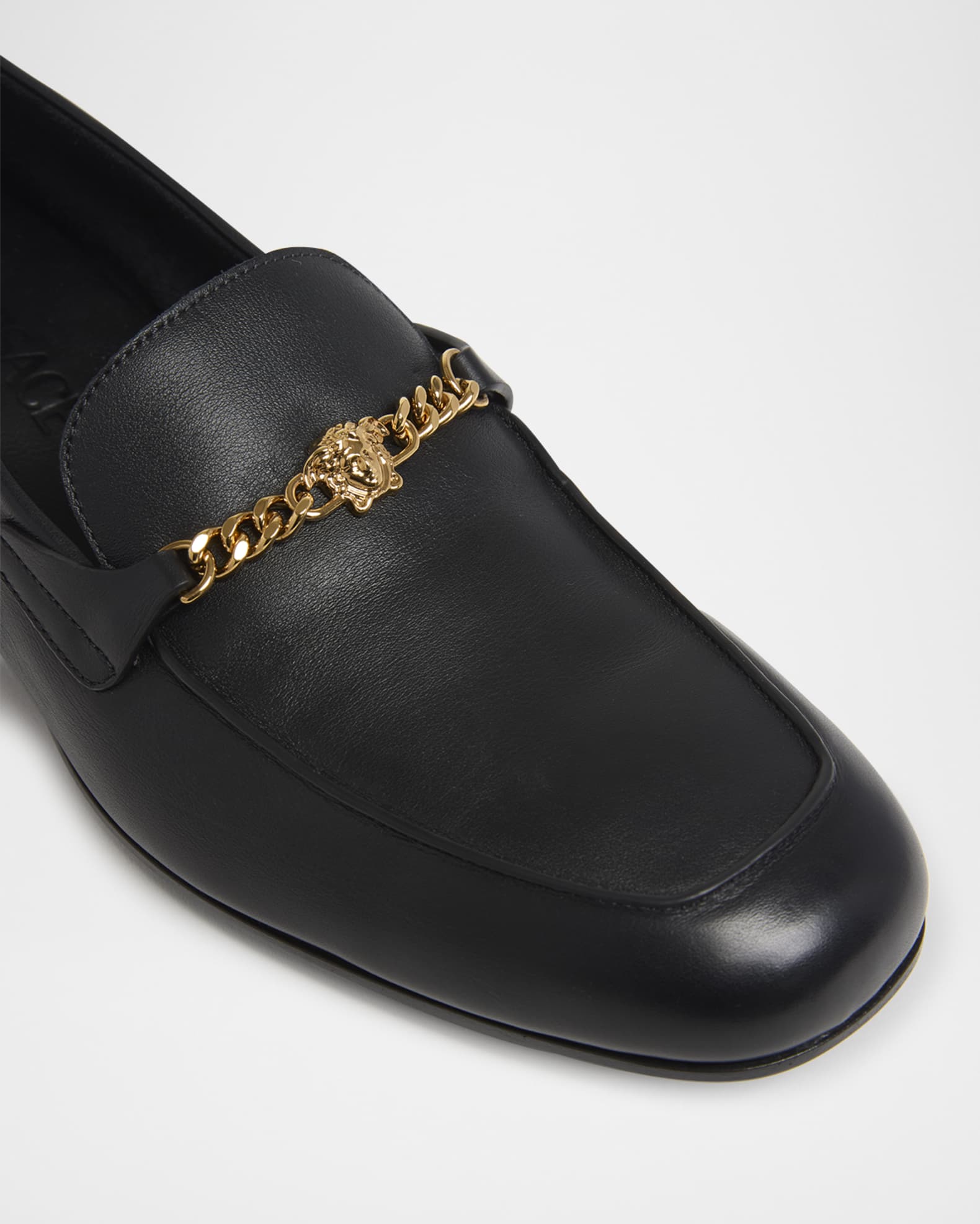 versace loafers medusa