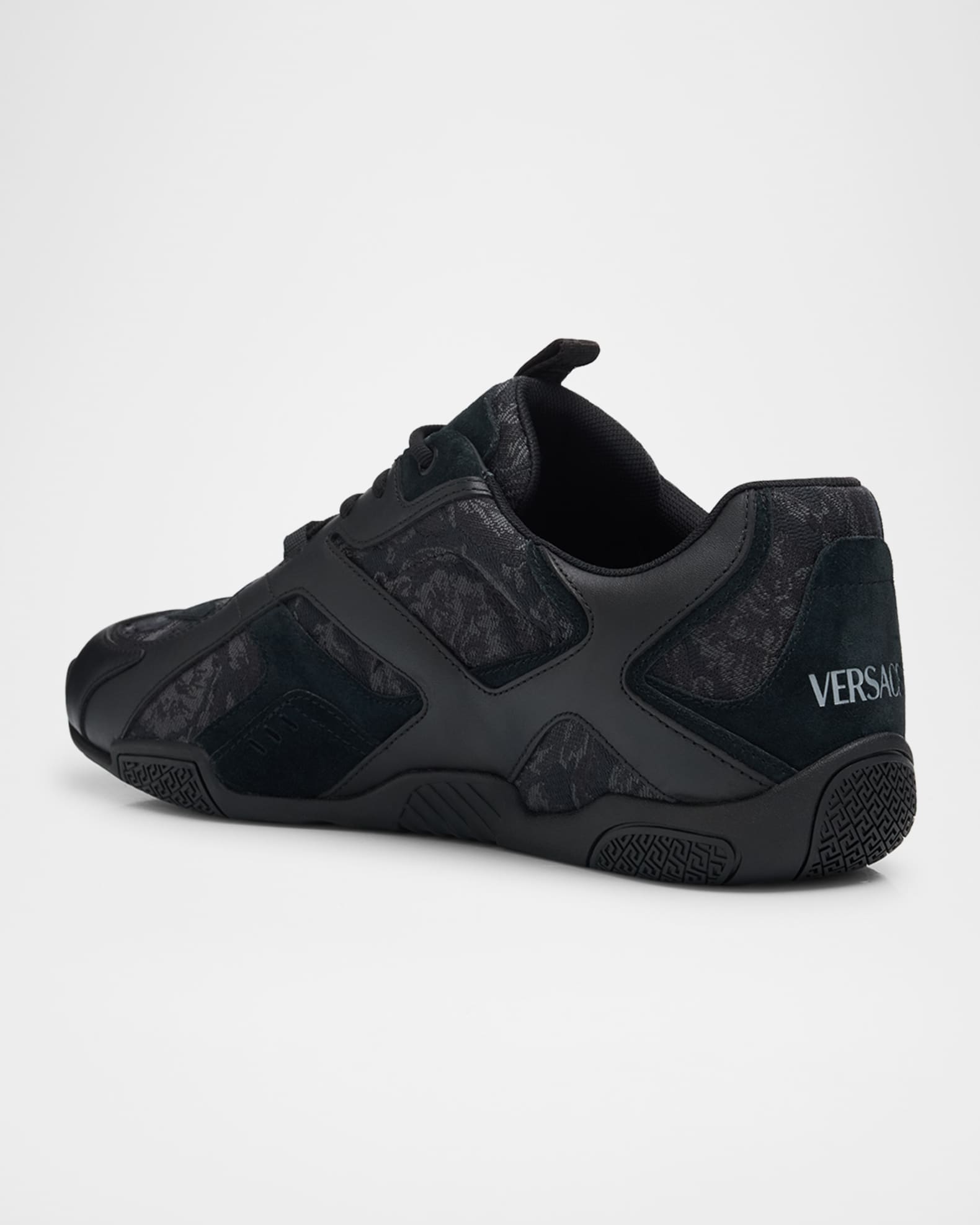 Versace Men's Barocco Galaxia Runner Sneakers | Neiman Marcus