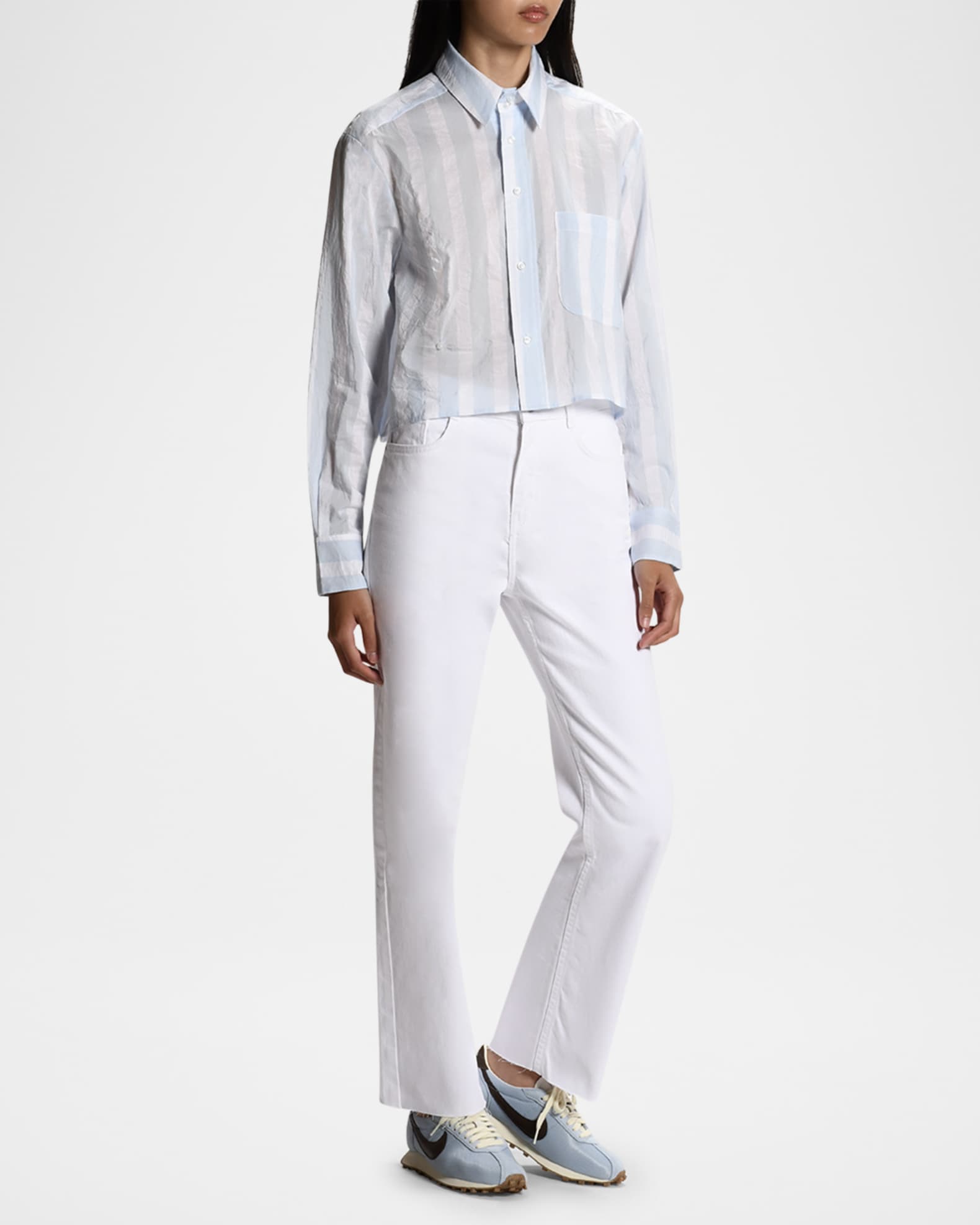 CISSA The Shorty Striped Shirt | Neiman Marcus