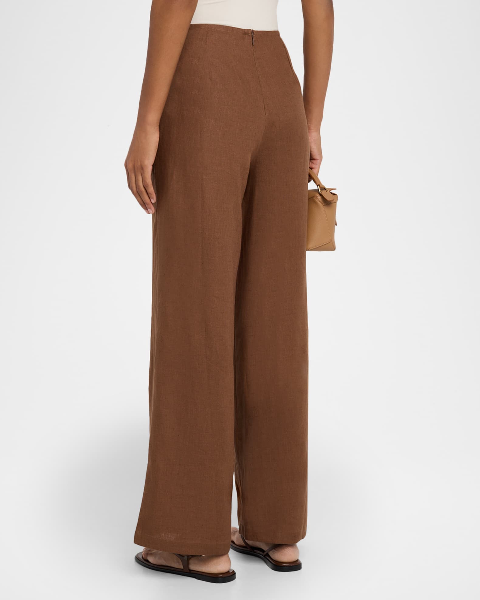 Faithfull the Brand Syna Wide-Leg Linen Pants | Neiman Marcus