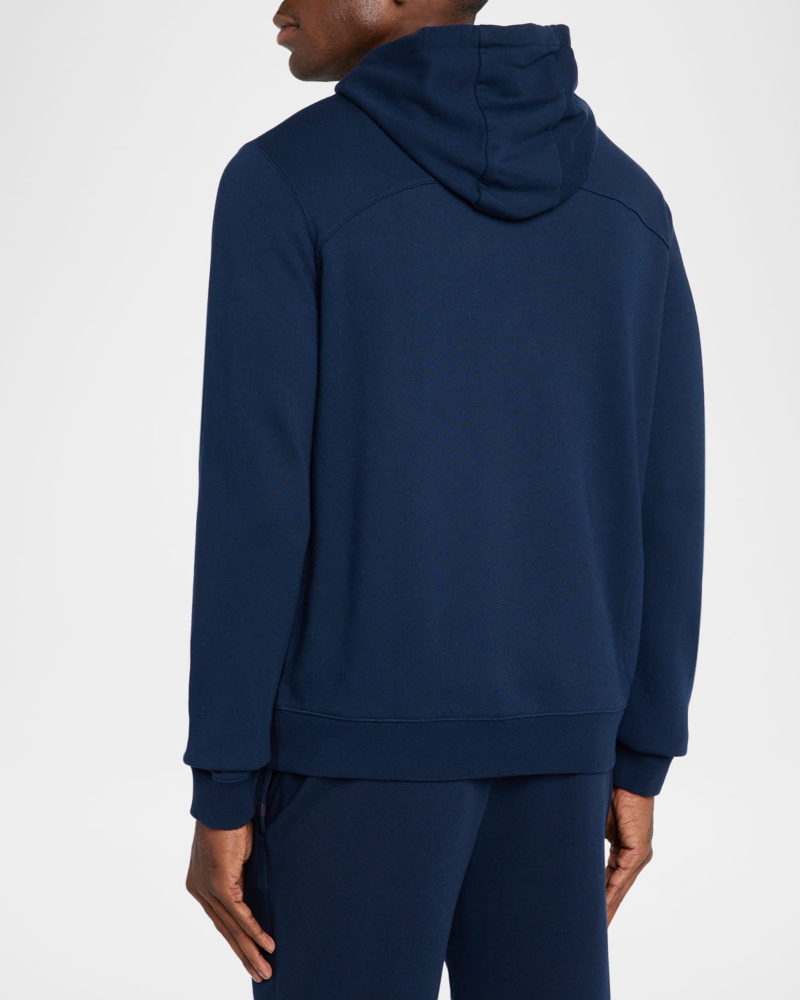 Derek Rose Men's Quinn Cotton Loopback Pullover Hoodie | Neiman Marcus