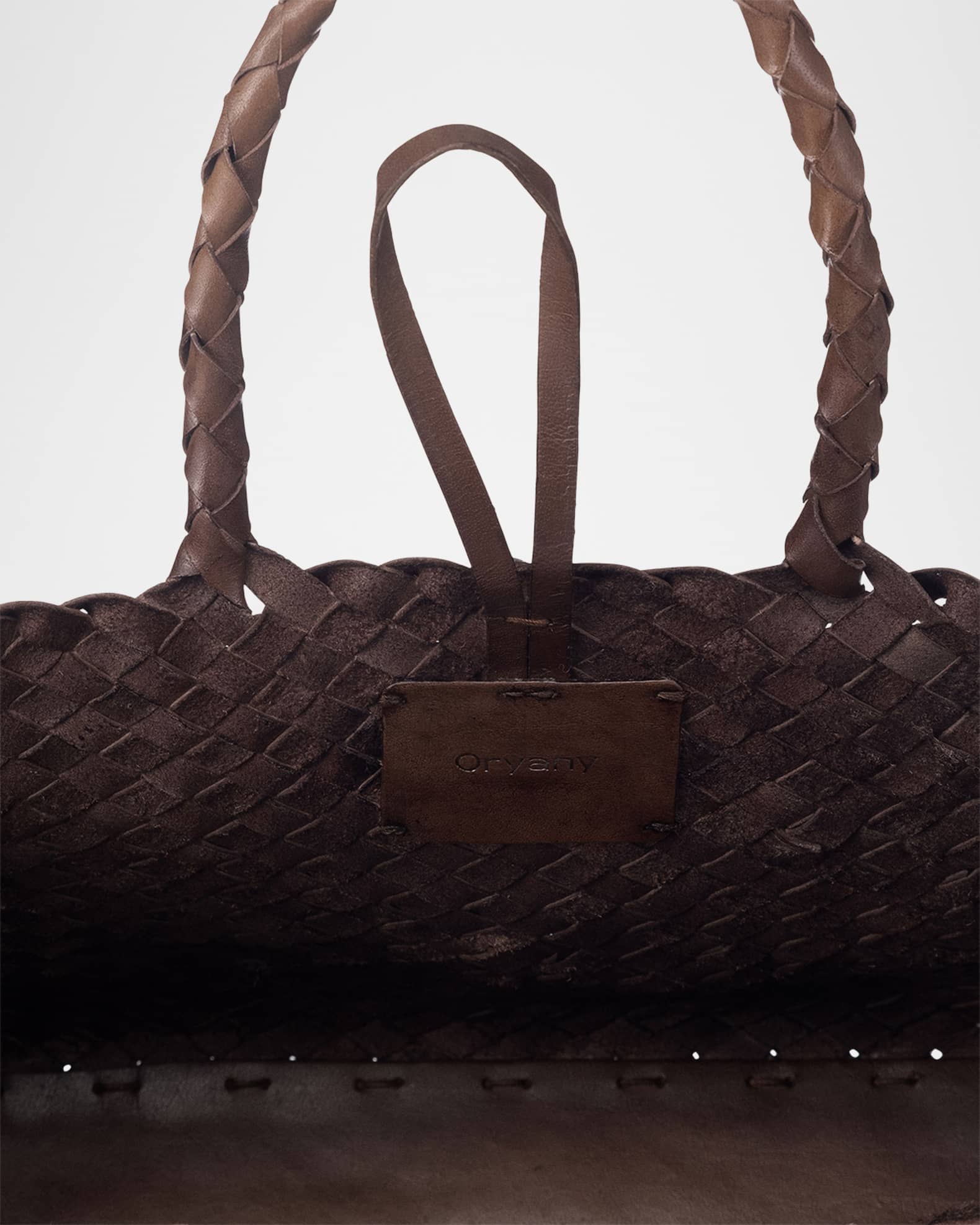 Oryany Kayla Woven Leather Tote Bag | Neiman Marcus