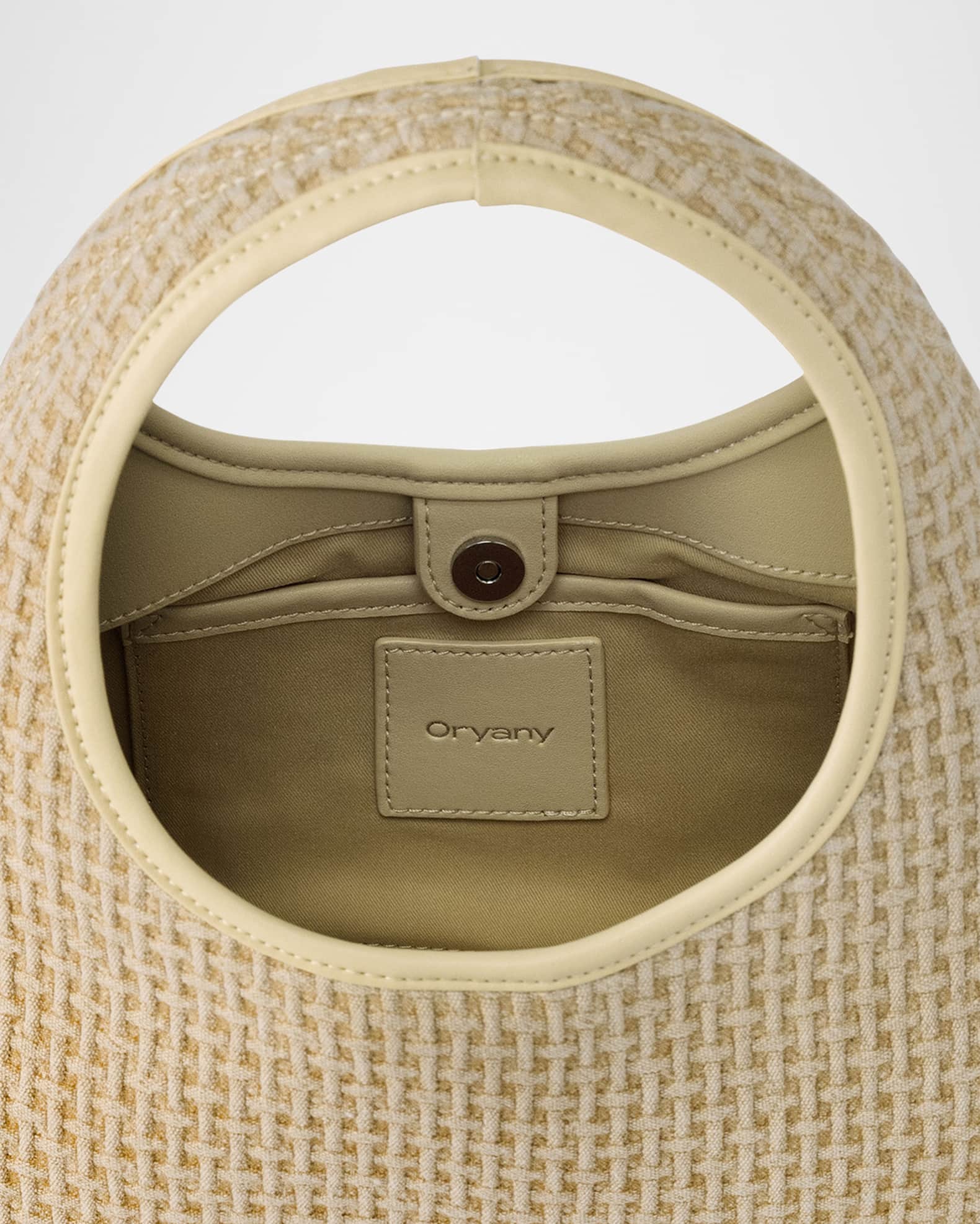 Oryany Waffle Canvas Shoulder Bag | Neiman Marcus
