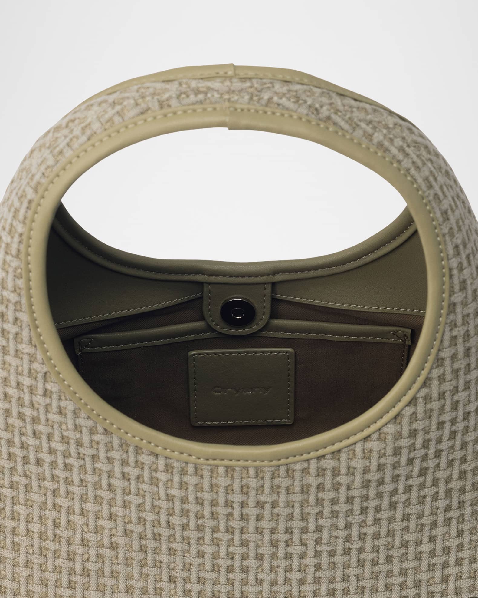 Oryany Waffle Canvas Top-Handle Bag | Neiman Marcus