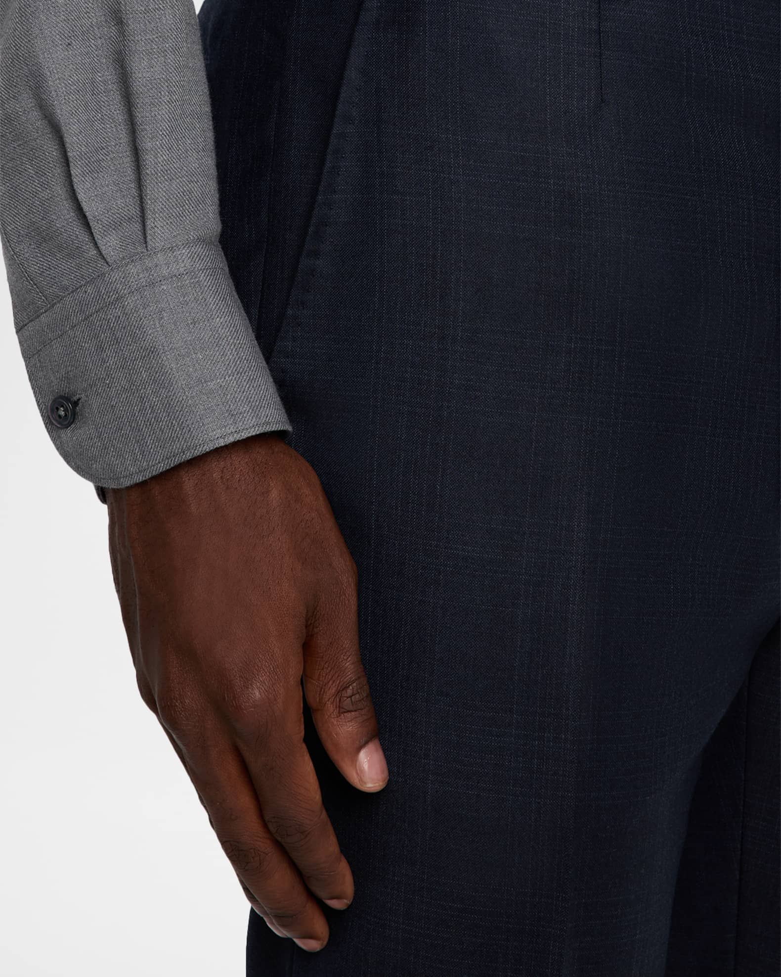 ZEGNA Men's Wool Tonal Plaid Two-Piece Suit | Neiman Marcus