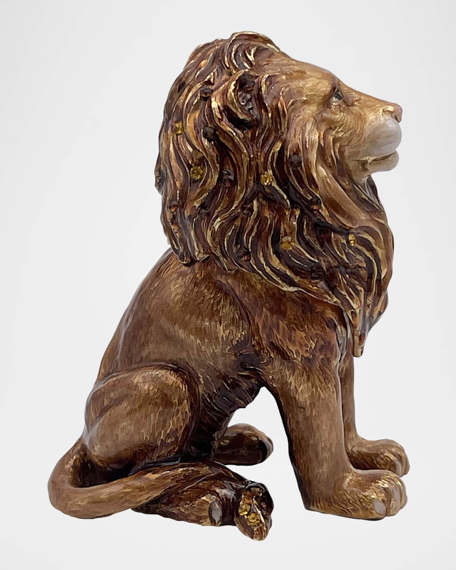 Jay Strongwater Mini Lion Box | Neiman Marcus