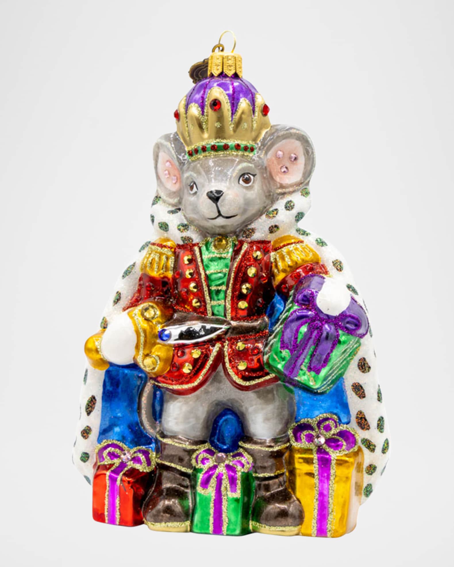 Jay Strongwater Mouse King Christmas Ornament | Neiman Marcus