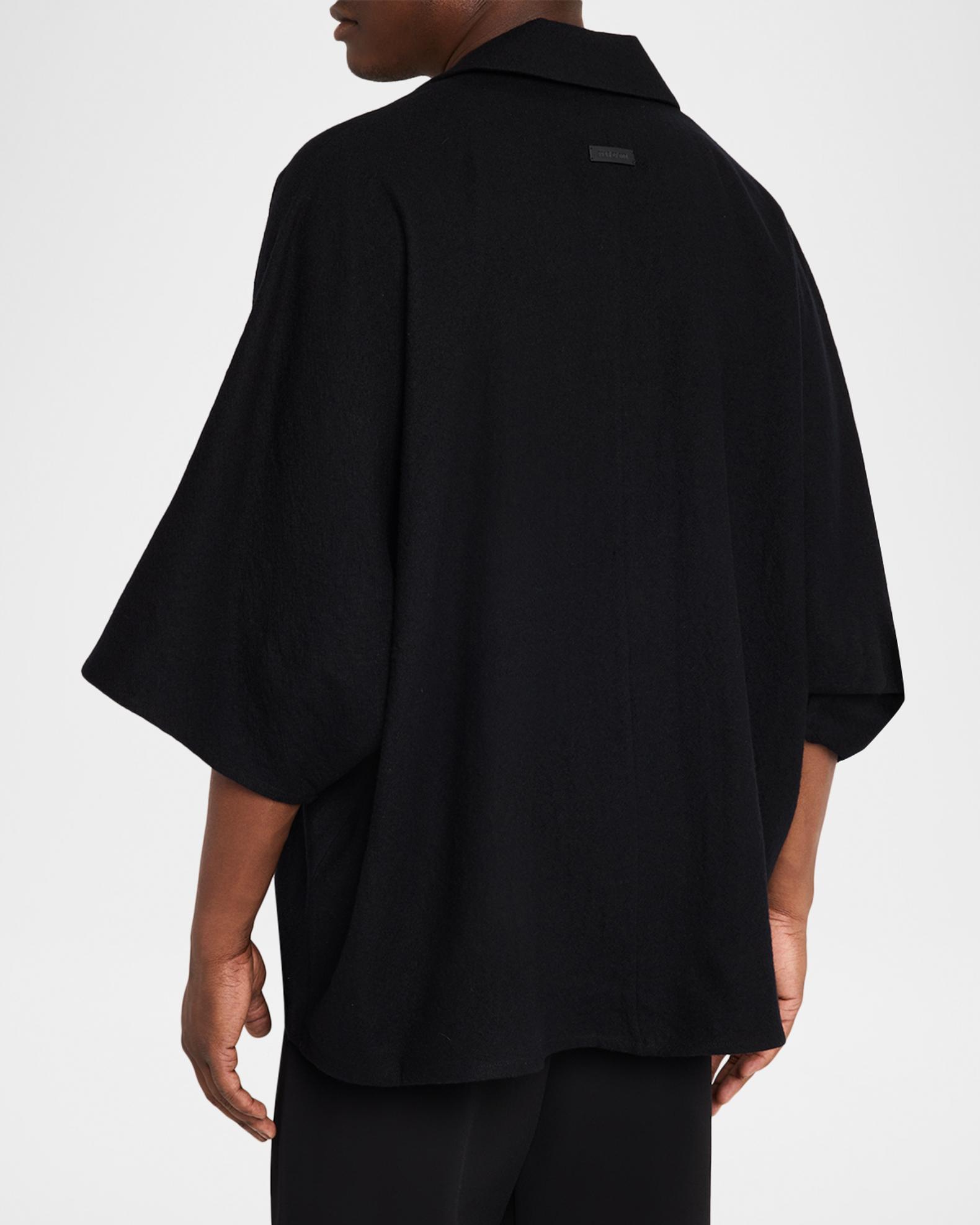 Fear of God Men's Virgin Wool Relaxed-Fit Polo Shirt | Neiman Marcus