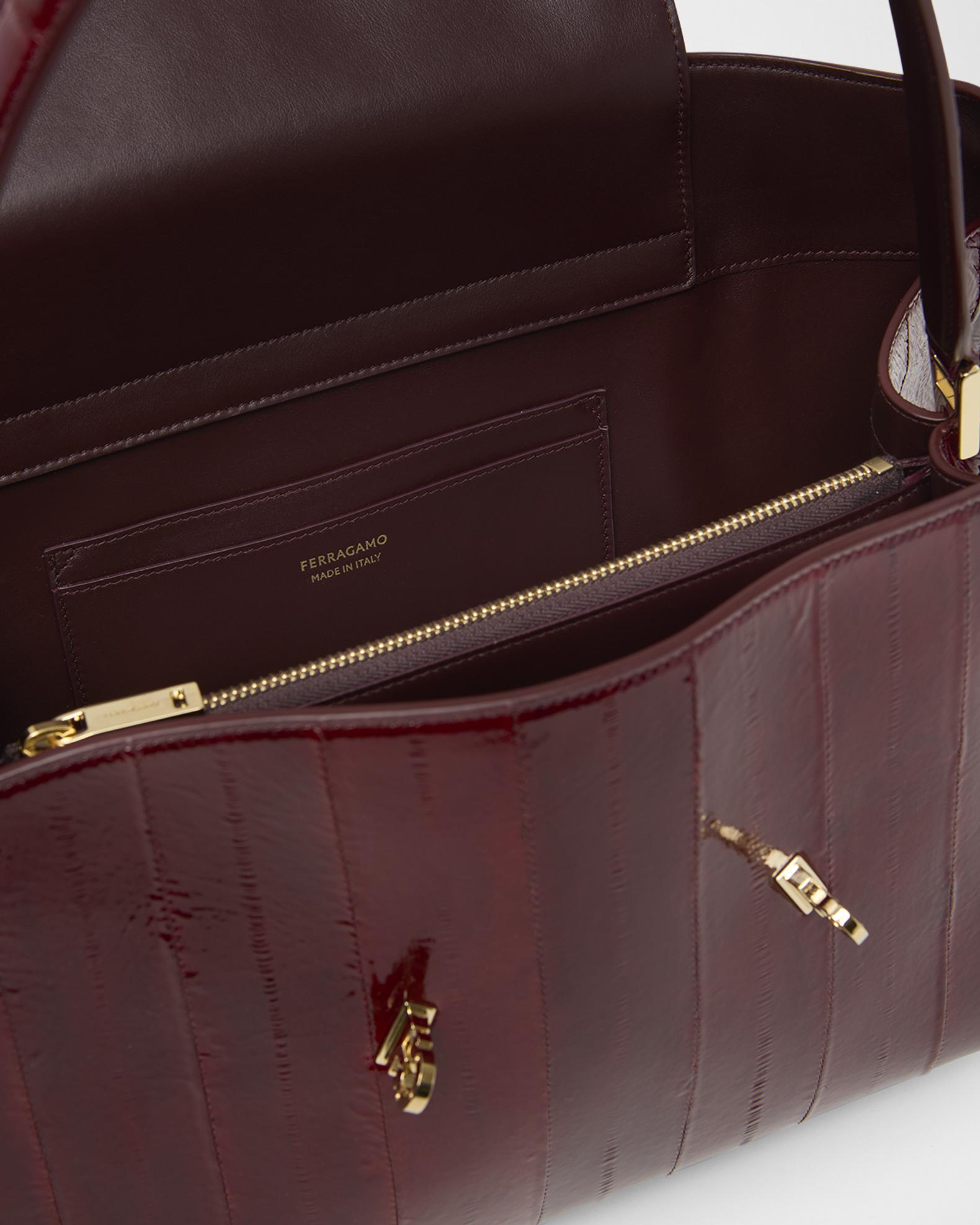 Ferragamo Hug Eel Leather Shoulder Bag | Neiman Marcus