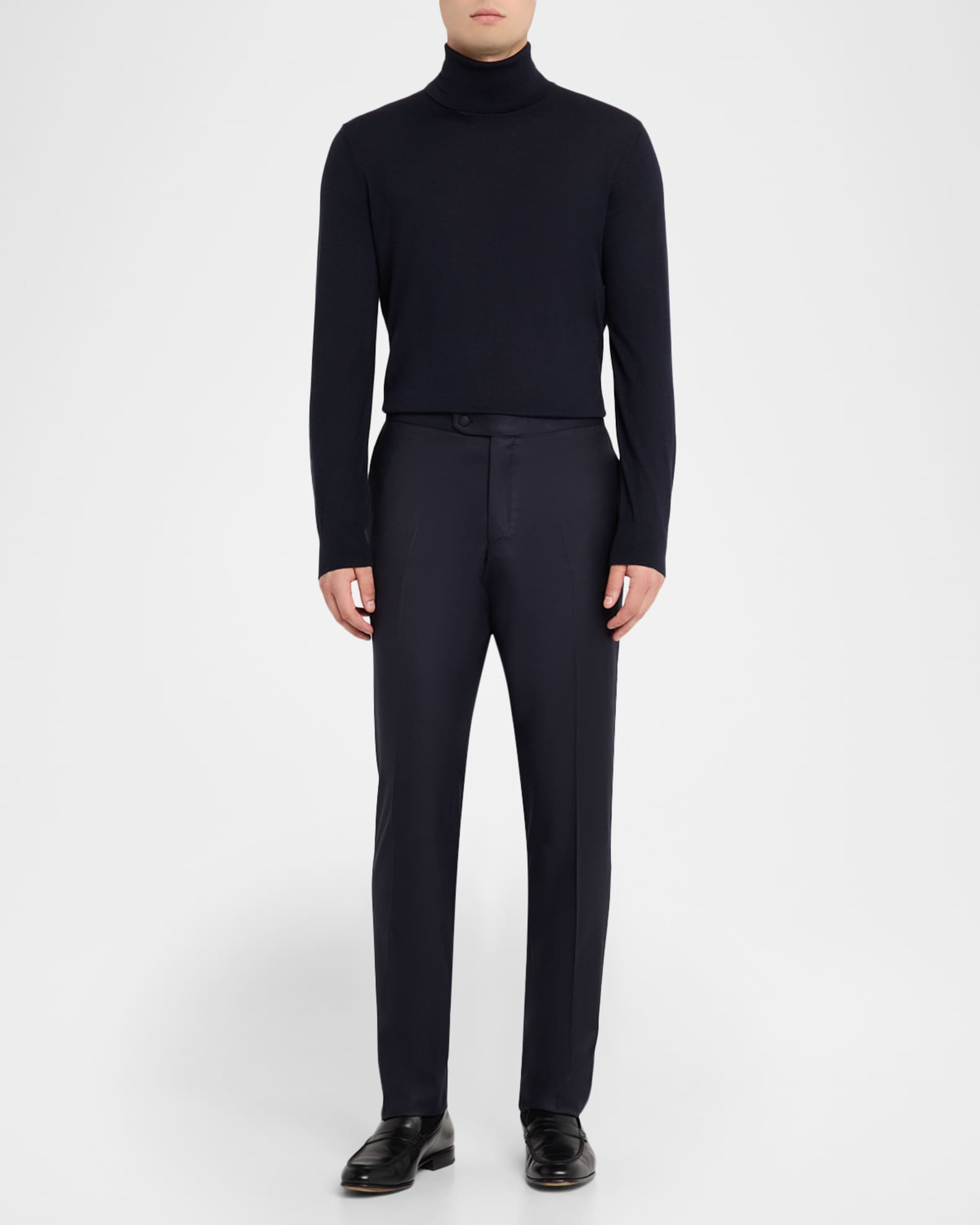 Stefano Ricci Men's Slim Wool Trousers | Neiman Marcus
