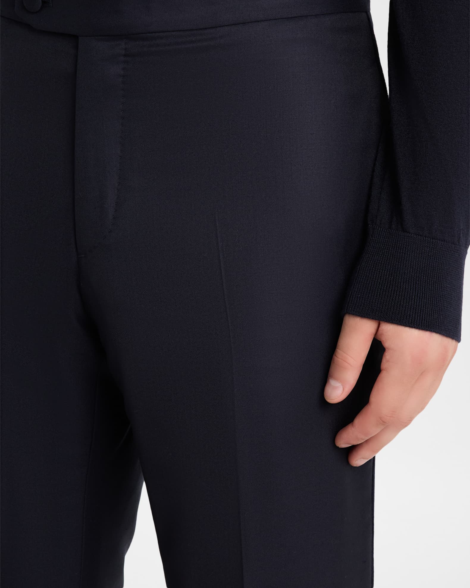Stefano Ricci Men's Slim Wool Trousers | Neiman Marcus