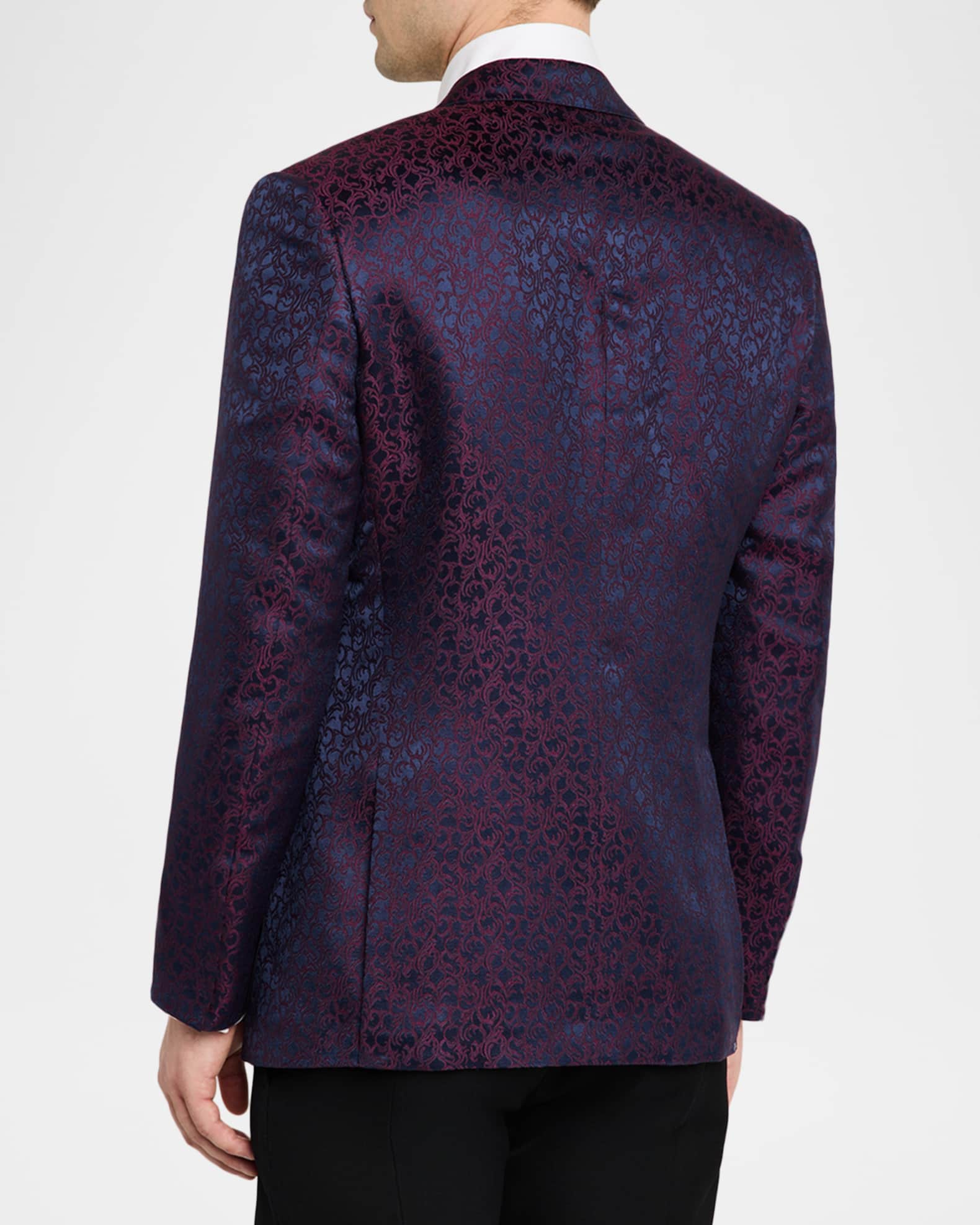 Stefano Ricci Men's Silk and Wool Jacquard Single-Breasted Sport Coat ...