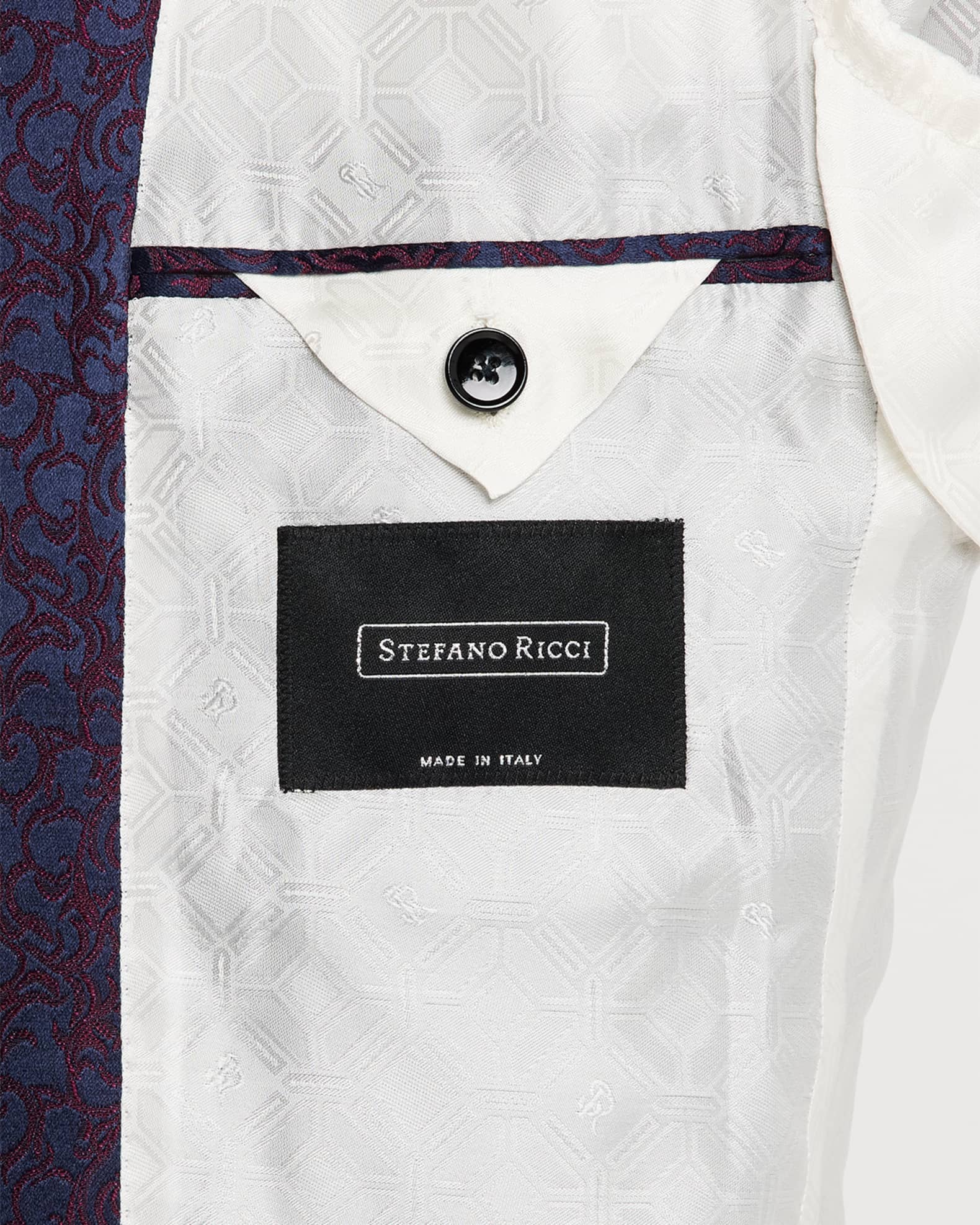 Stefano Ricci Men's Silk and Wool Jacquard Single-Breasted Sport Coat ...