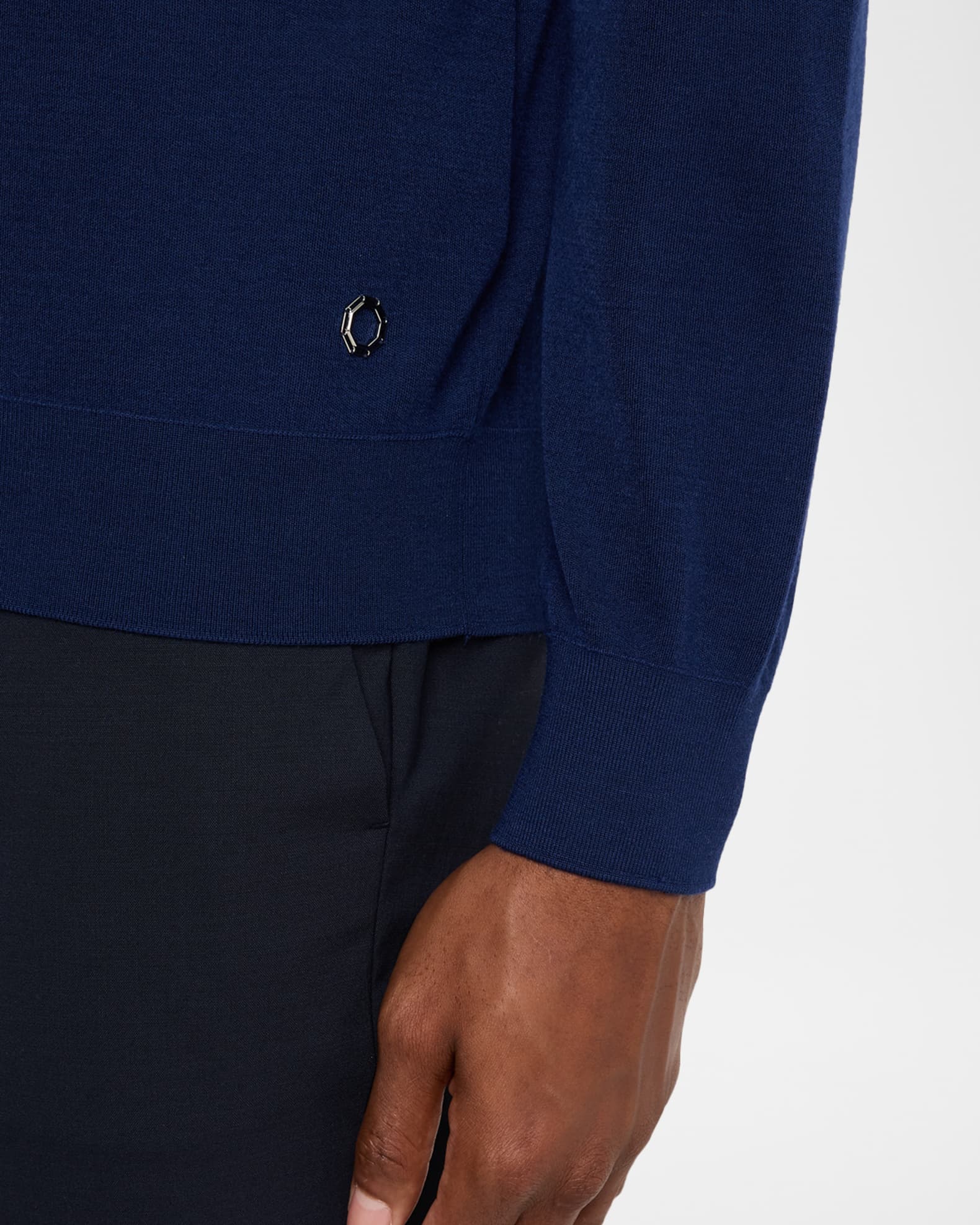 Stefano Ricci Men's Cashmere Quarter-Zip Polo Sweater | Neiman Marcus