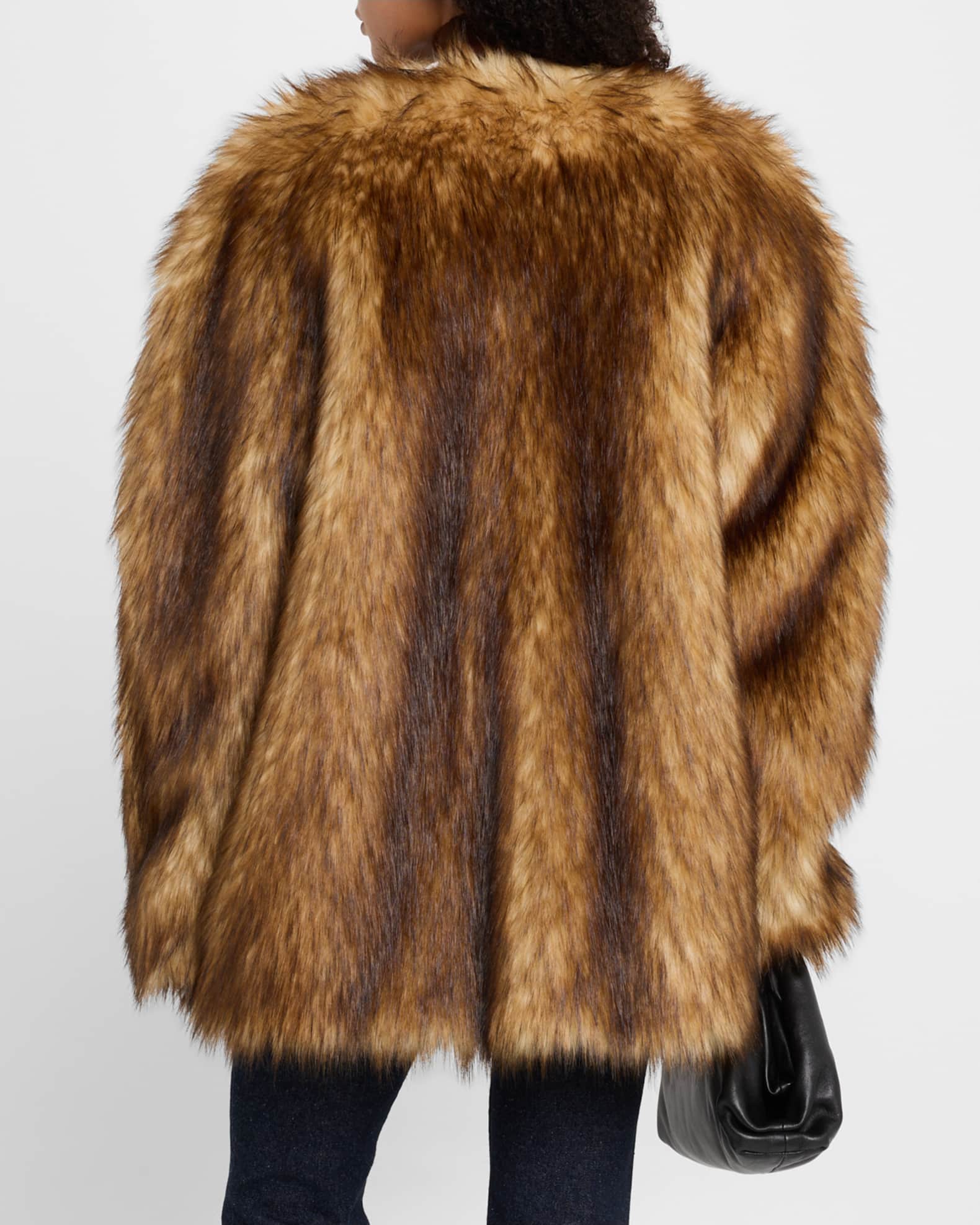 A.L.C. Bria Faux Fur Top Coat | Neiman Marcus