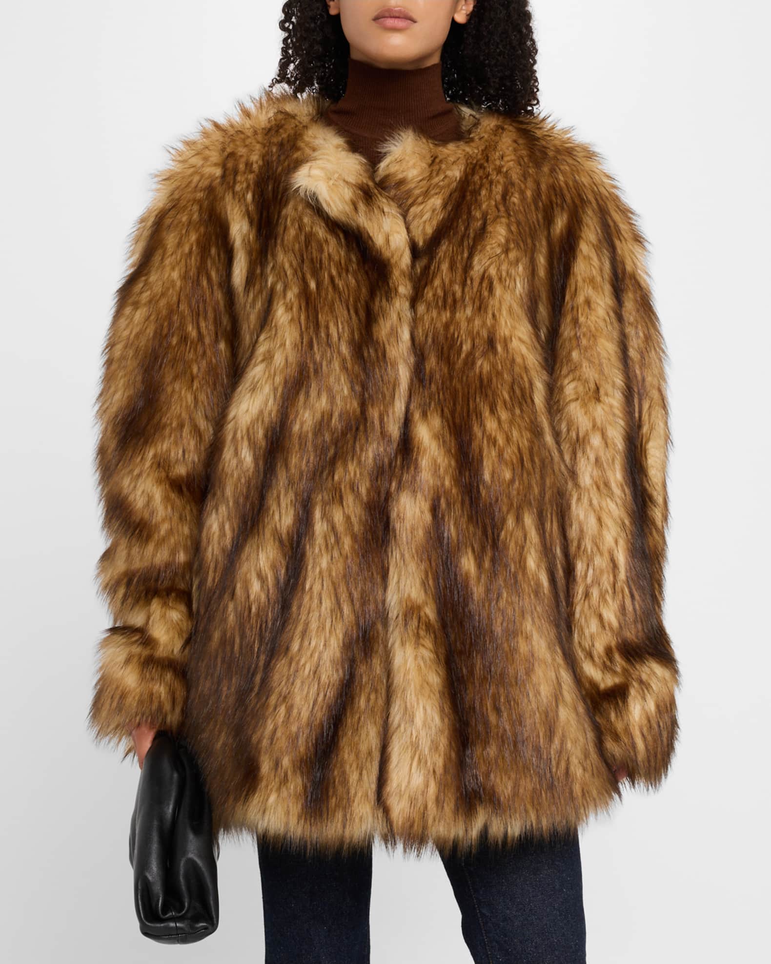 A.L.C. Bria Faux Fur Top Coat | Neiman Marcus