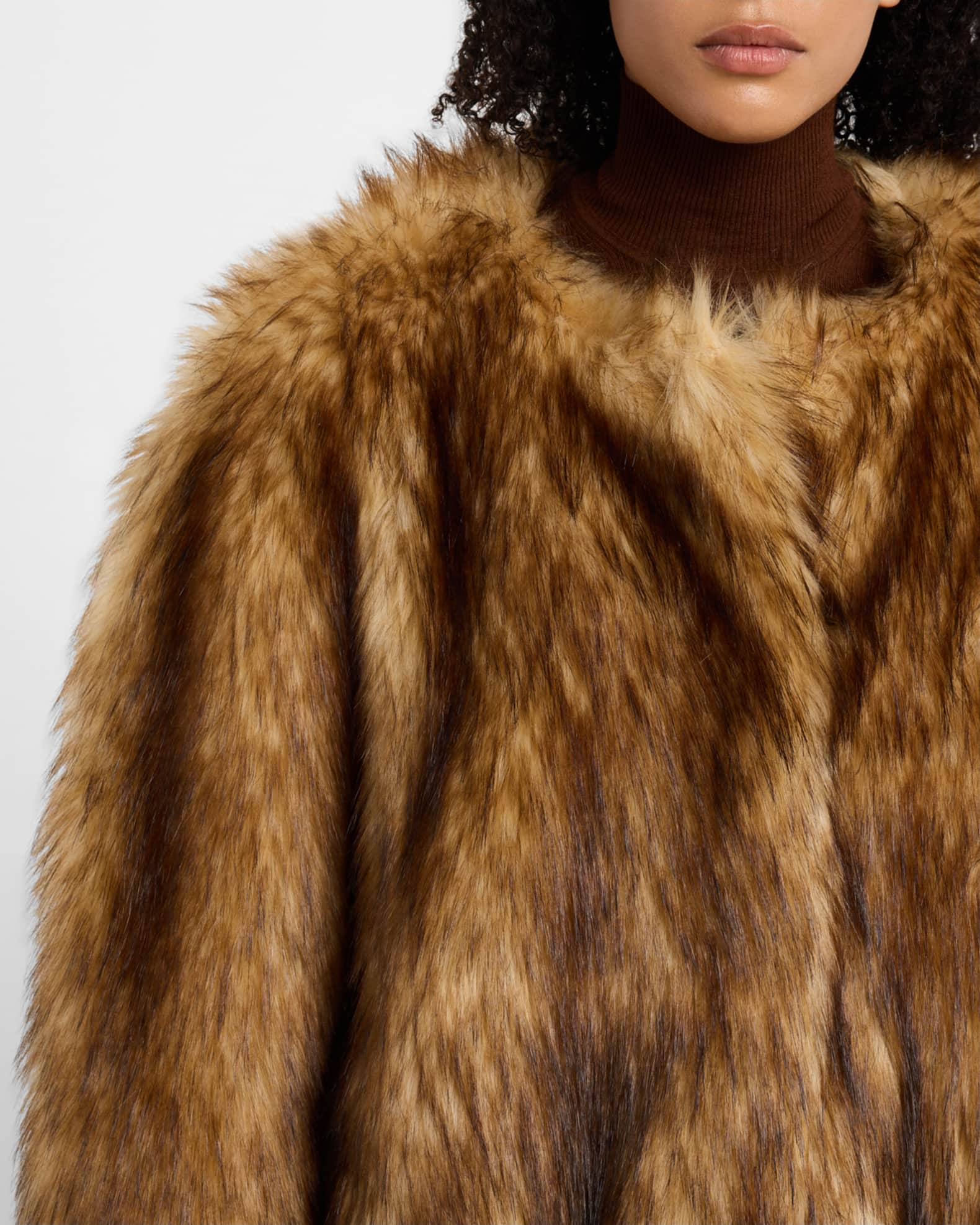 A.L.C. Bria Faux Fur Top Coat | Neiman Marcus