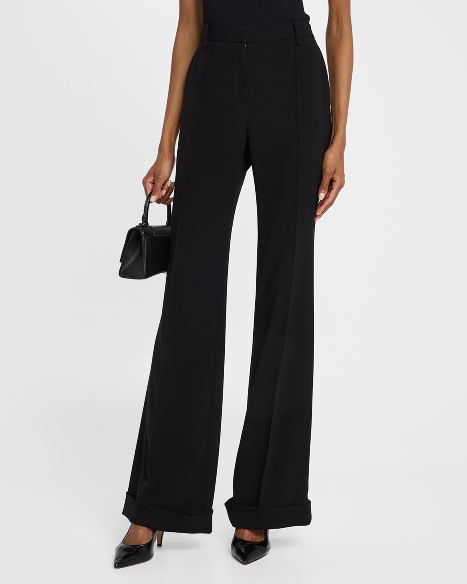 A.L.C. Max Cuffed Straight-Leg Pants | Neiman Marcus