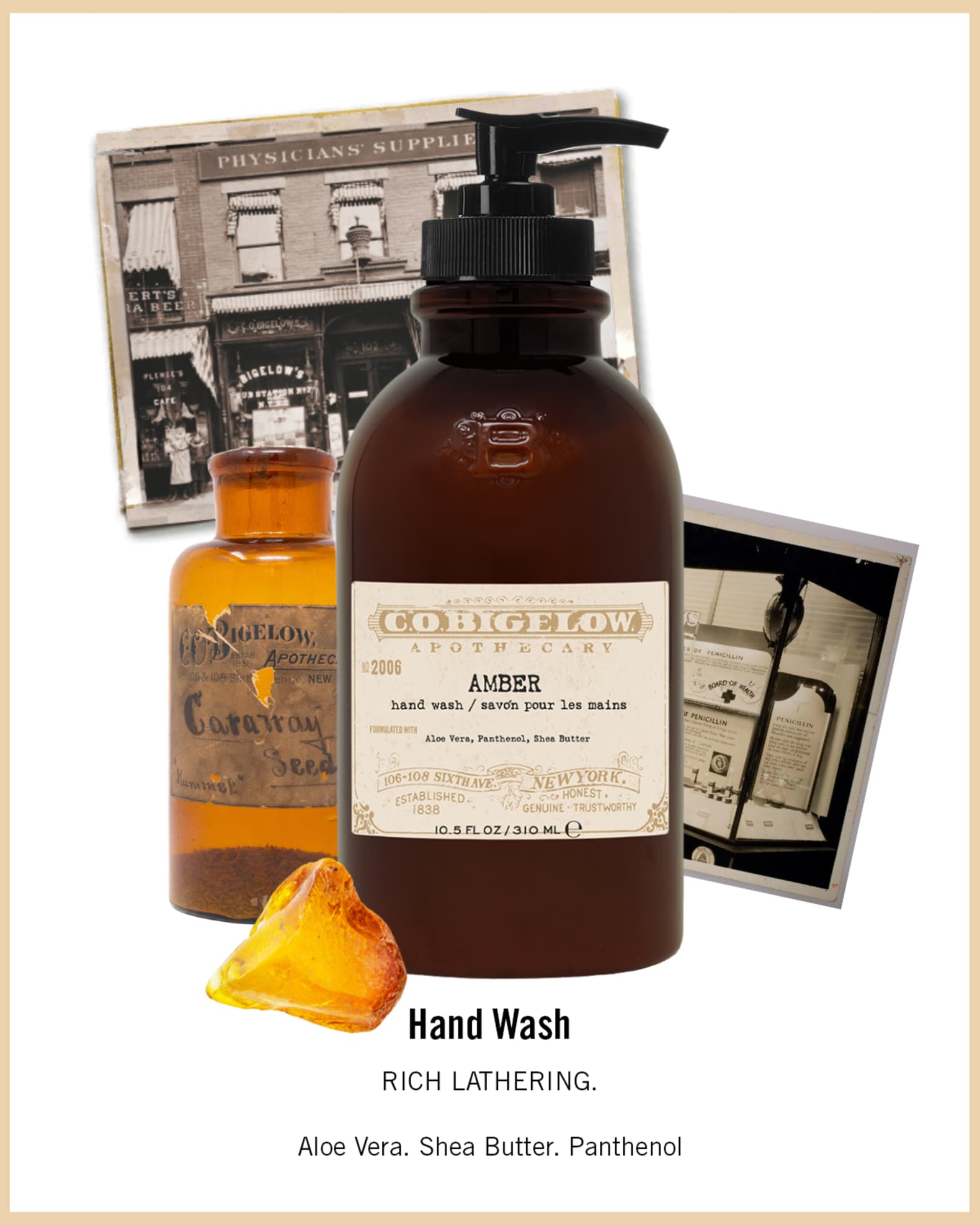 C.O. Bigelow Amber Hand Wash, 10.5 oz. | Neiman Marcus