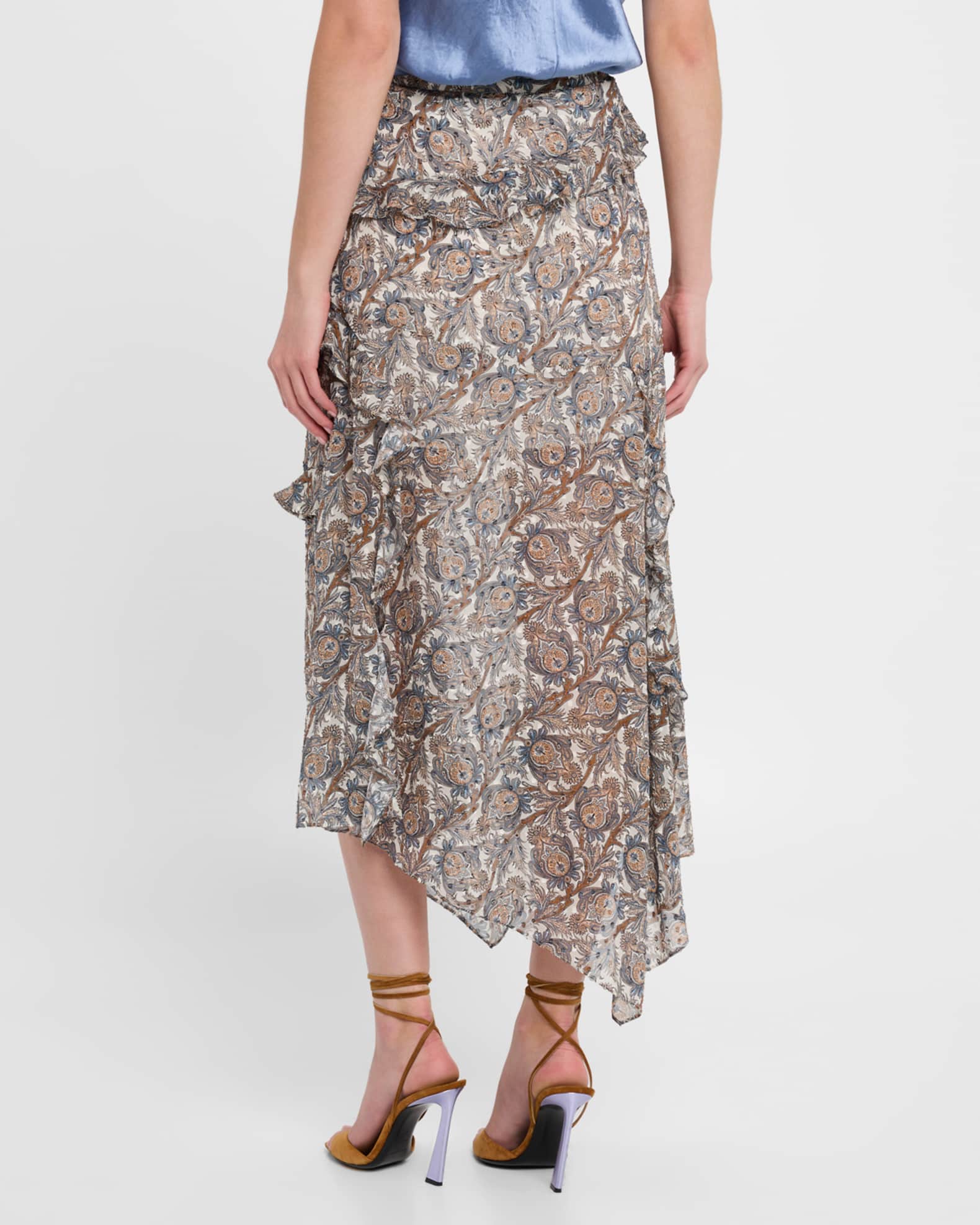 Veronica Beard Eleonora Asymmetric Slip Skirt | Neiman Marcus