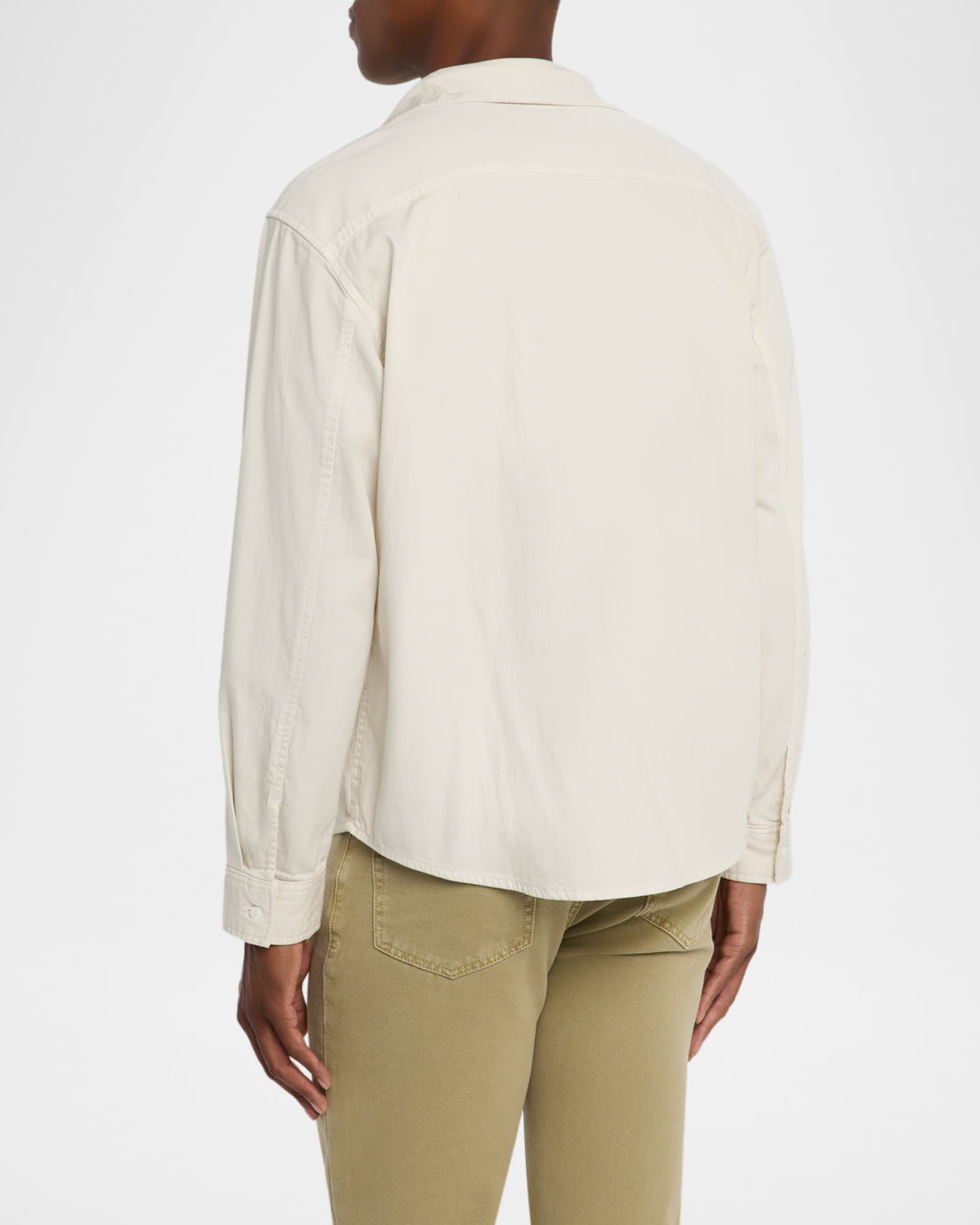 Men's Cotton Modern-Fit Button-Down Shirt | Neiman Marcus