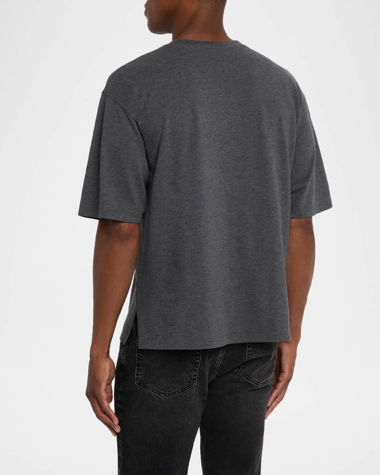 FRAME Men's Pique Relaxed-Fit Pocket T-Shirt | Neiman Marcus