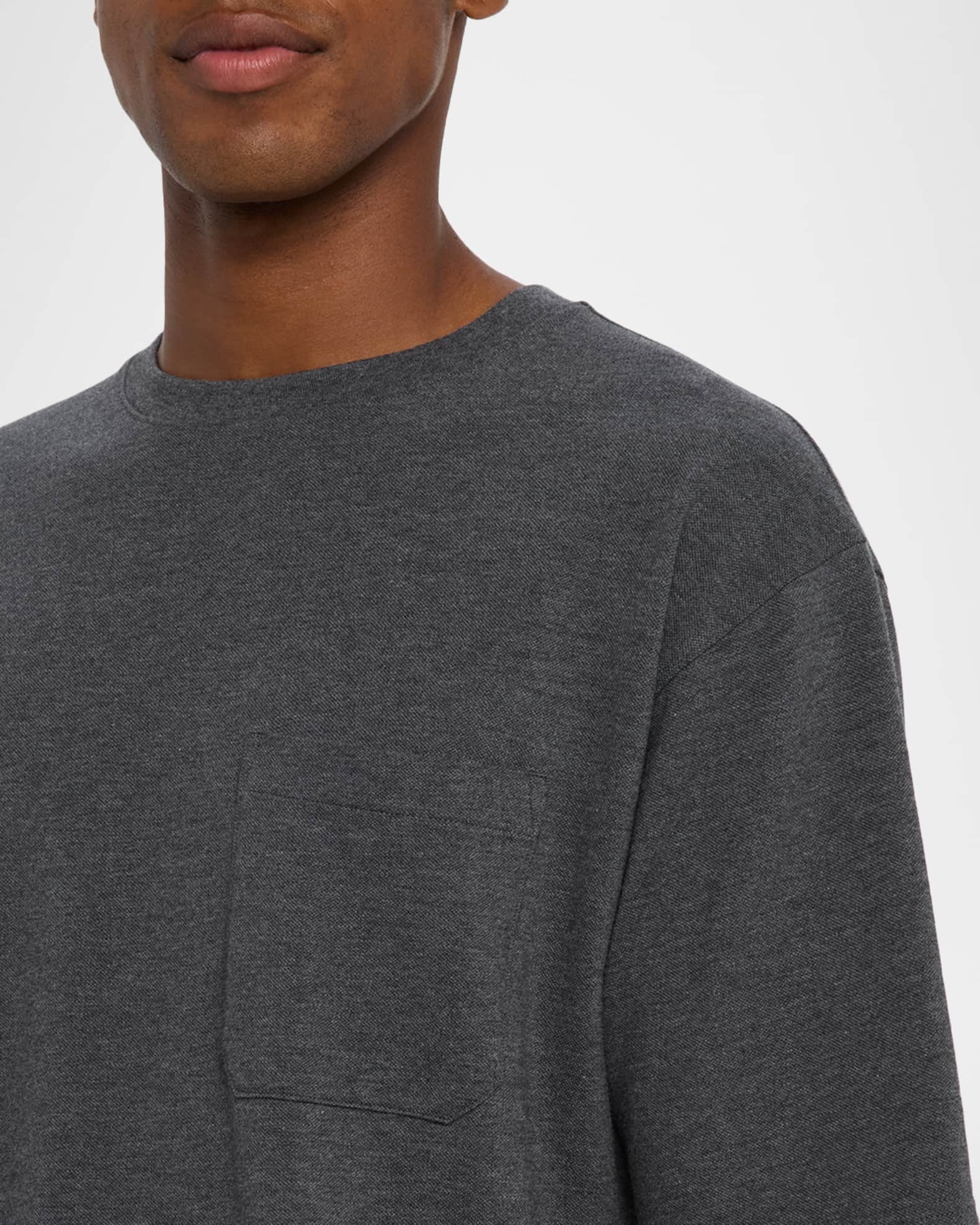 FRAME Men's Pique Relaxed-Fit Pocket T-Shirt | Neiman Marcus