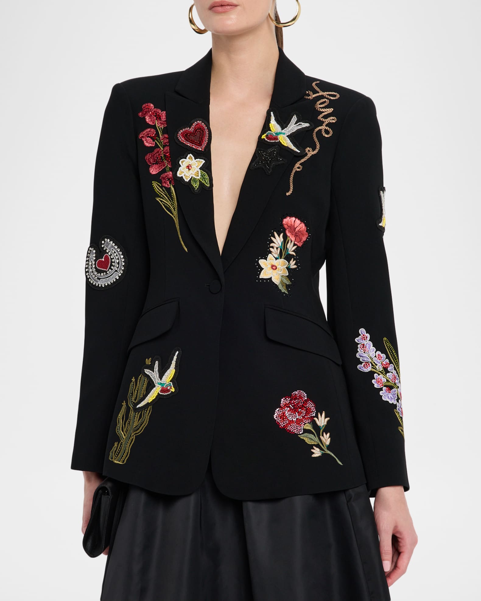 Cinq a Sept Cheyenne Embroidered Western Amour Blazer | Neiman Marcus
