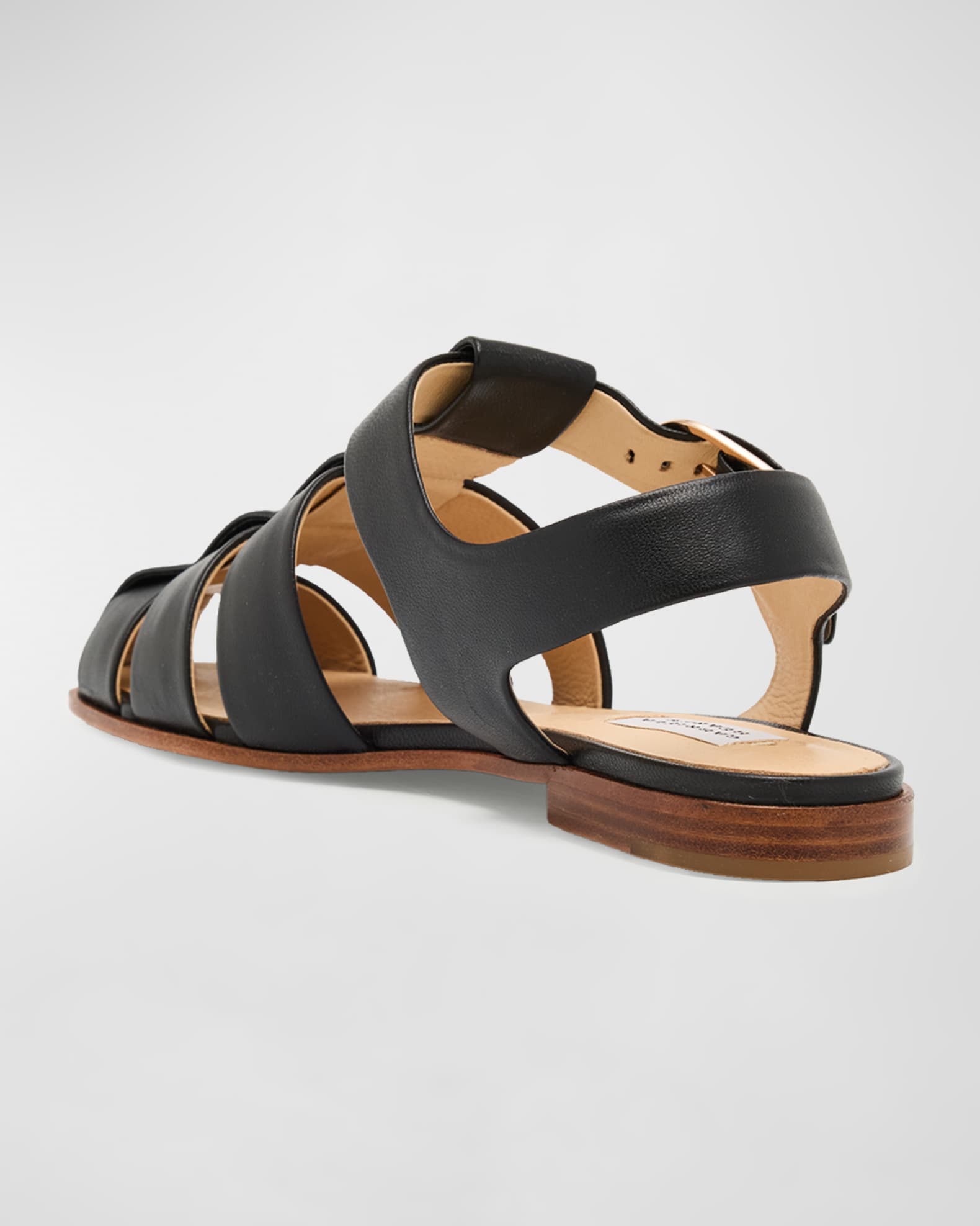 Gabriela Hearst Lynn Leather Fisherman Sandals | Neiman Marcus