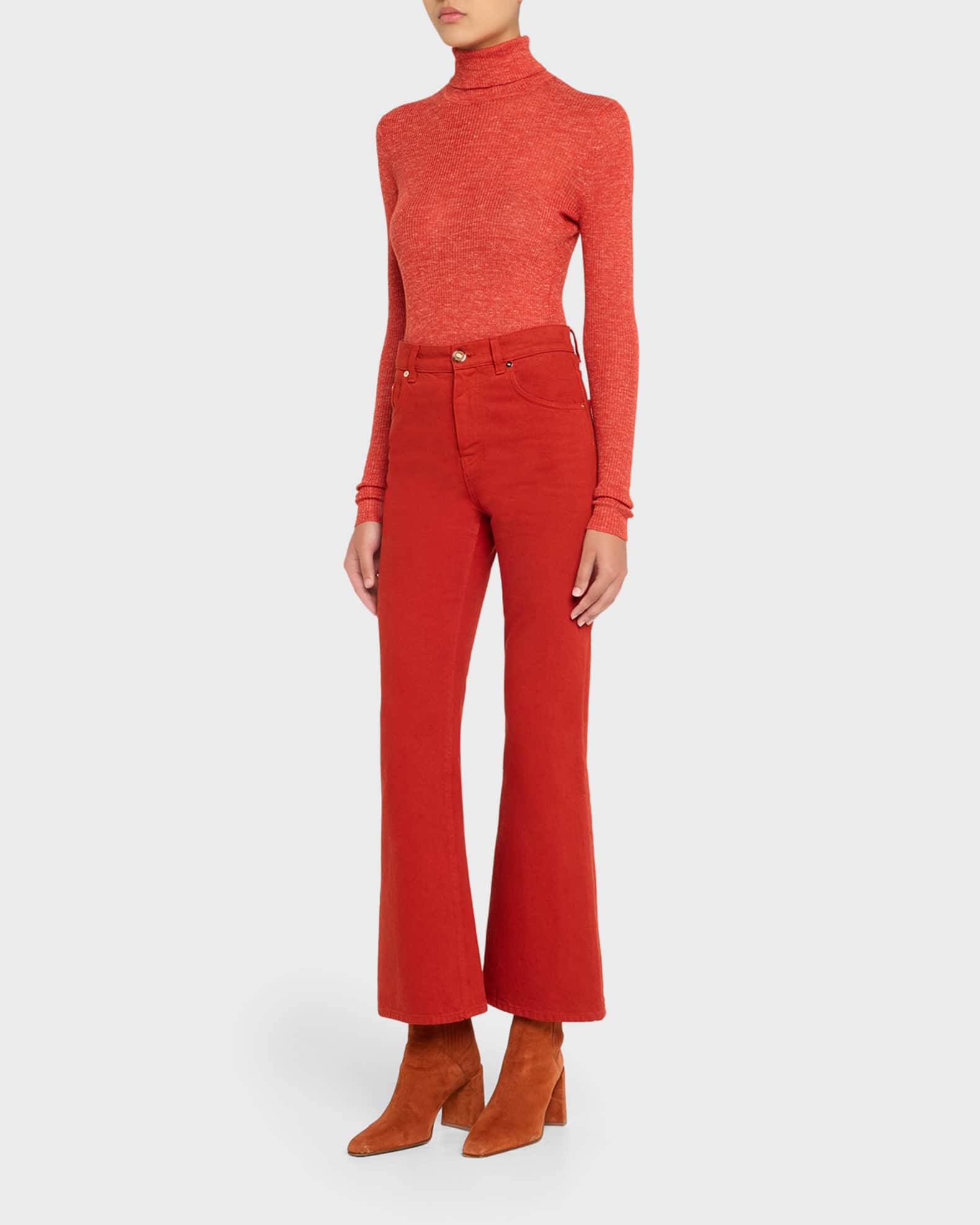 Gabriela Hearst Luke Suede Booties | Neiman Marcus