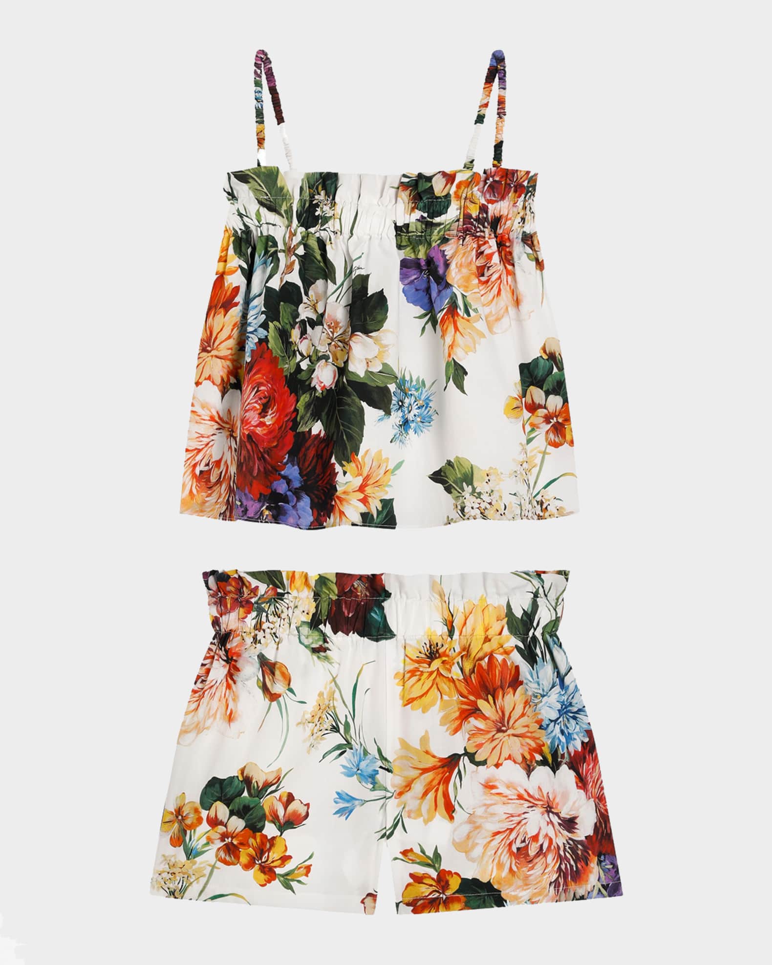 Girl's Fiori Poplin Set | Neiman Marcus