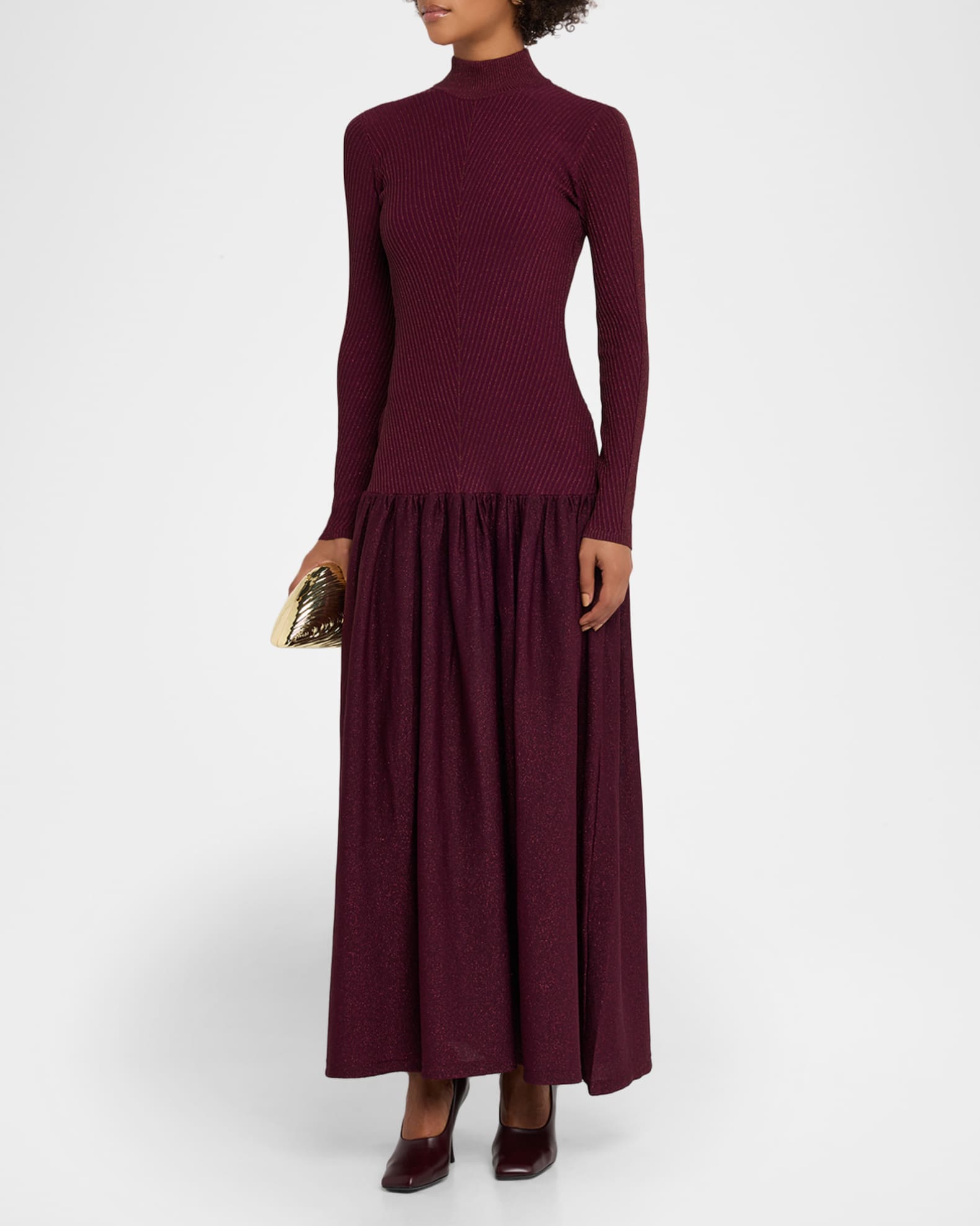 Retrofete Bandini Knit Drop-Waist Maxi Dress | Neiman Marcus