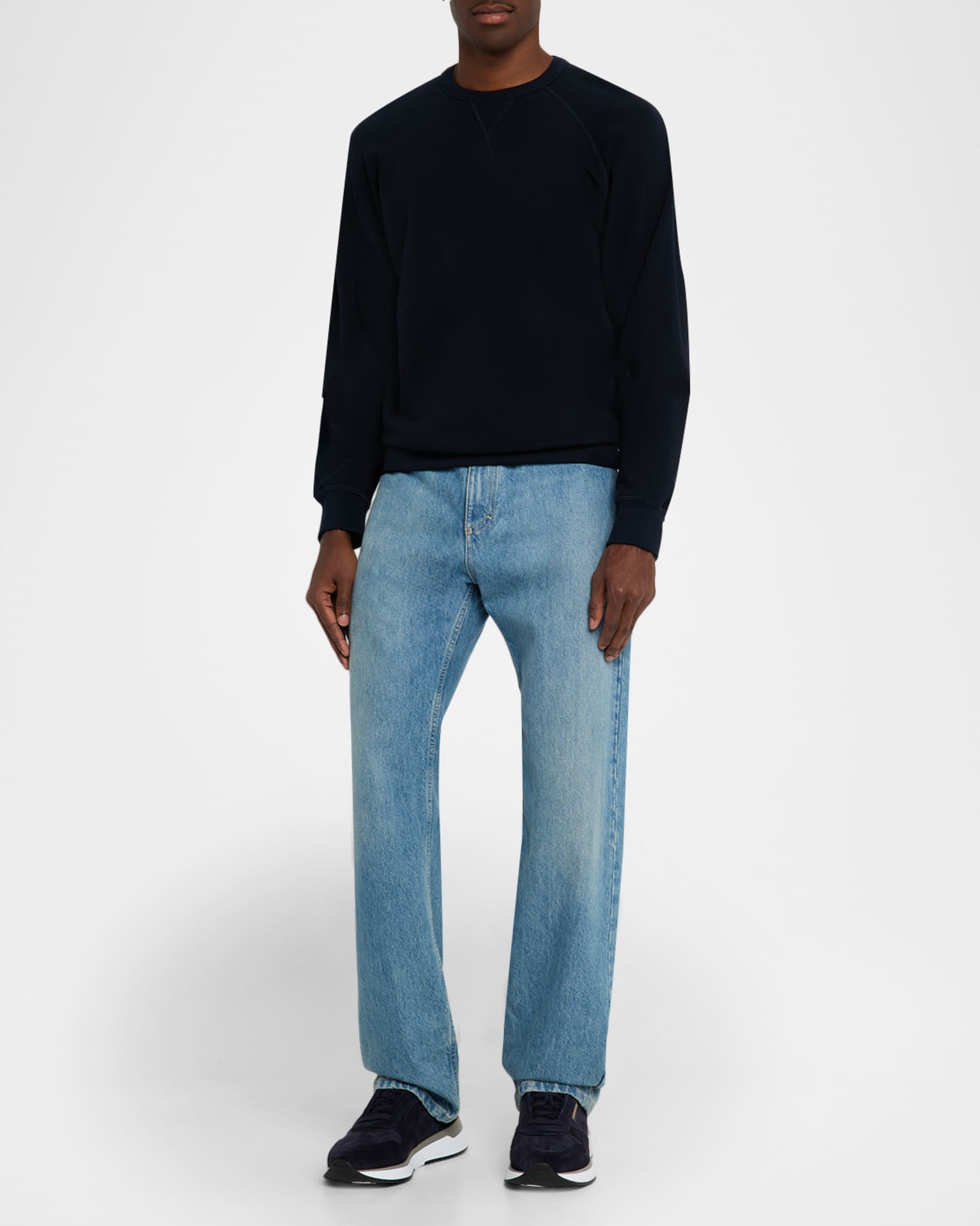 Ferragamo Men's America Suede Low-Top Sneakers | Neiman Marcus