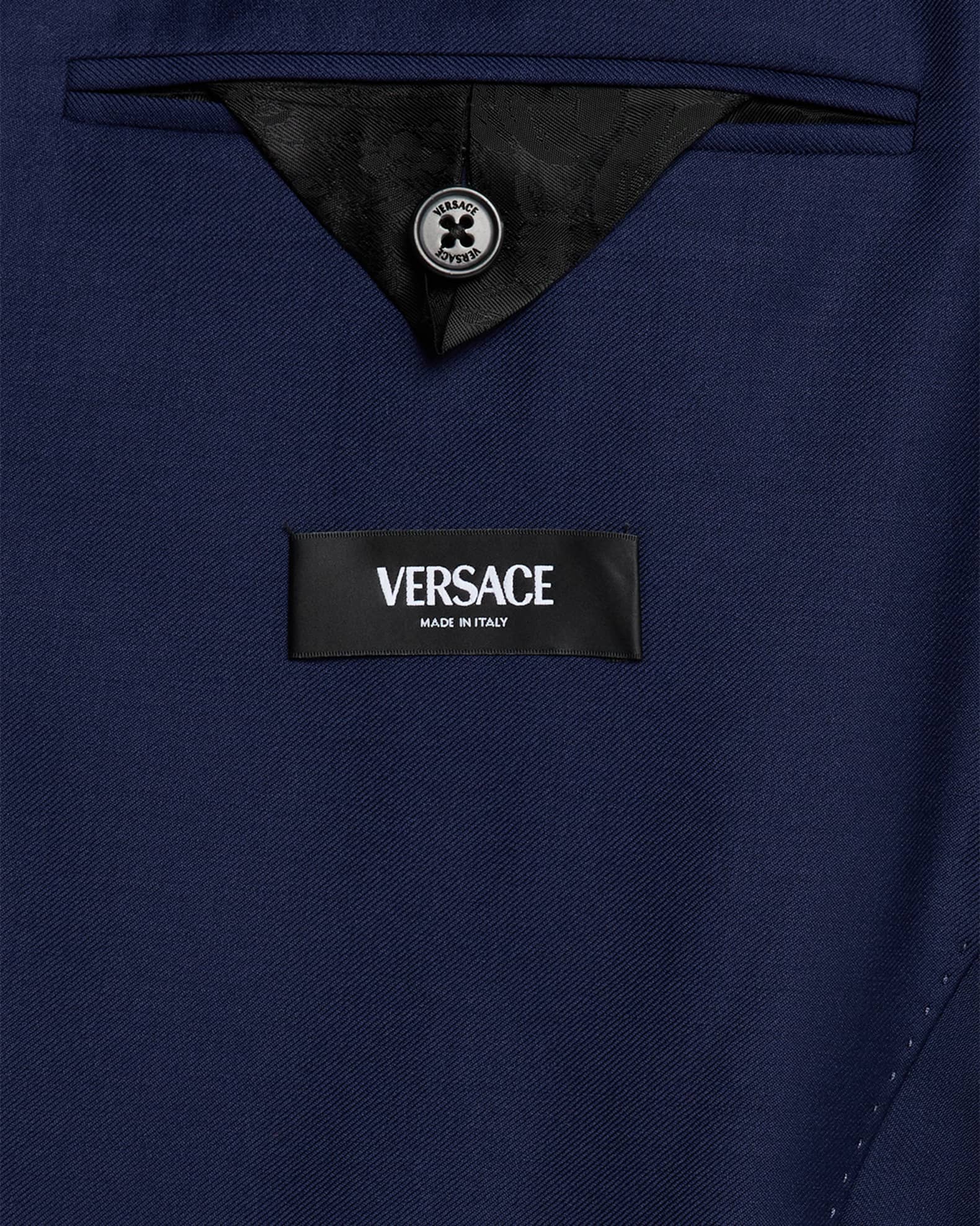 Versace Men's Wool Single-Breasted Blazer | Neiman Marcus