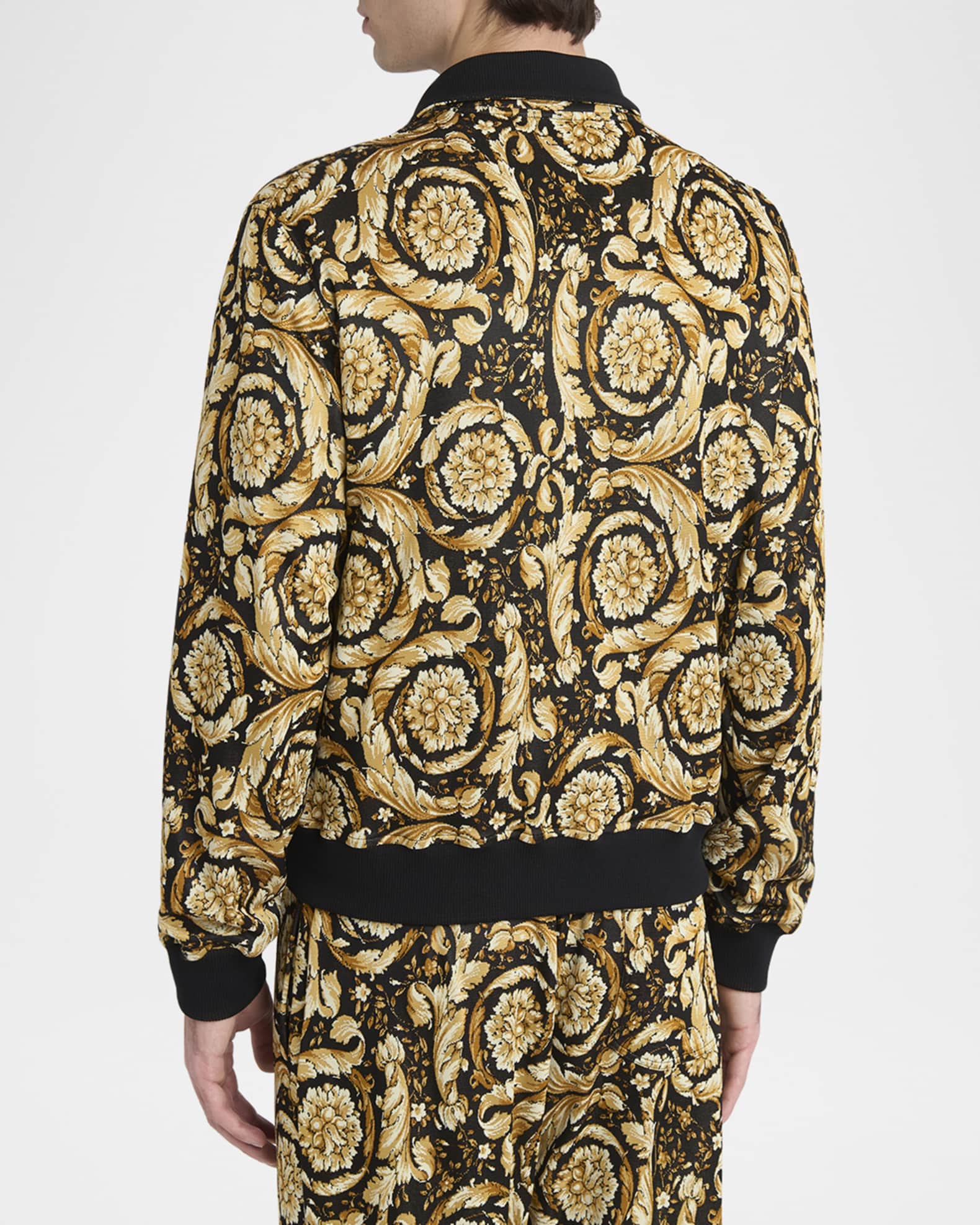 Versace Men's Barocco Track Jacket | Neiman Marcus