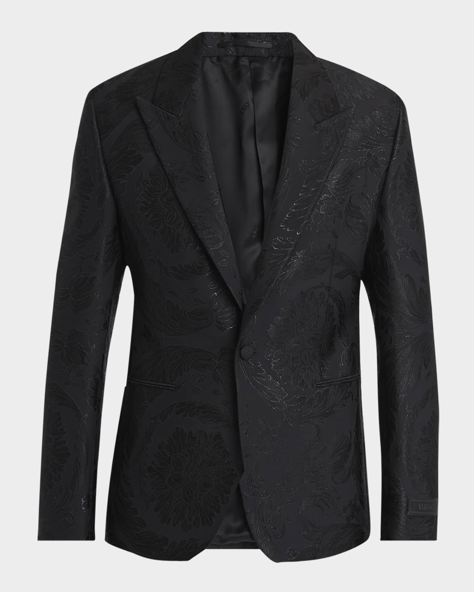Versace Men's Jacquard Evening Jacket | Neiman Marcus