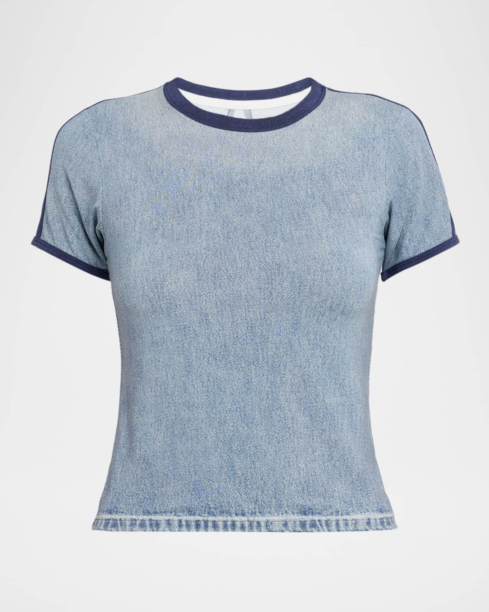 Rag & Bone Miramar Track Baby Tee | Neiman Marcus